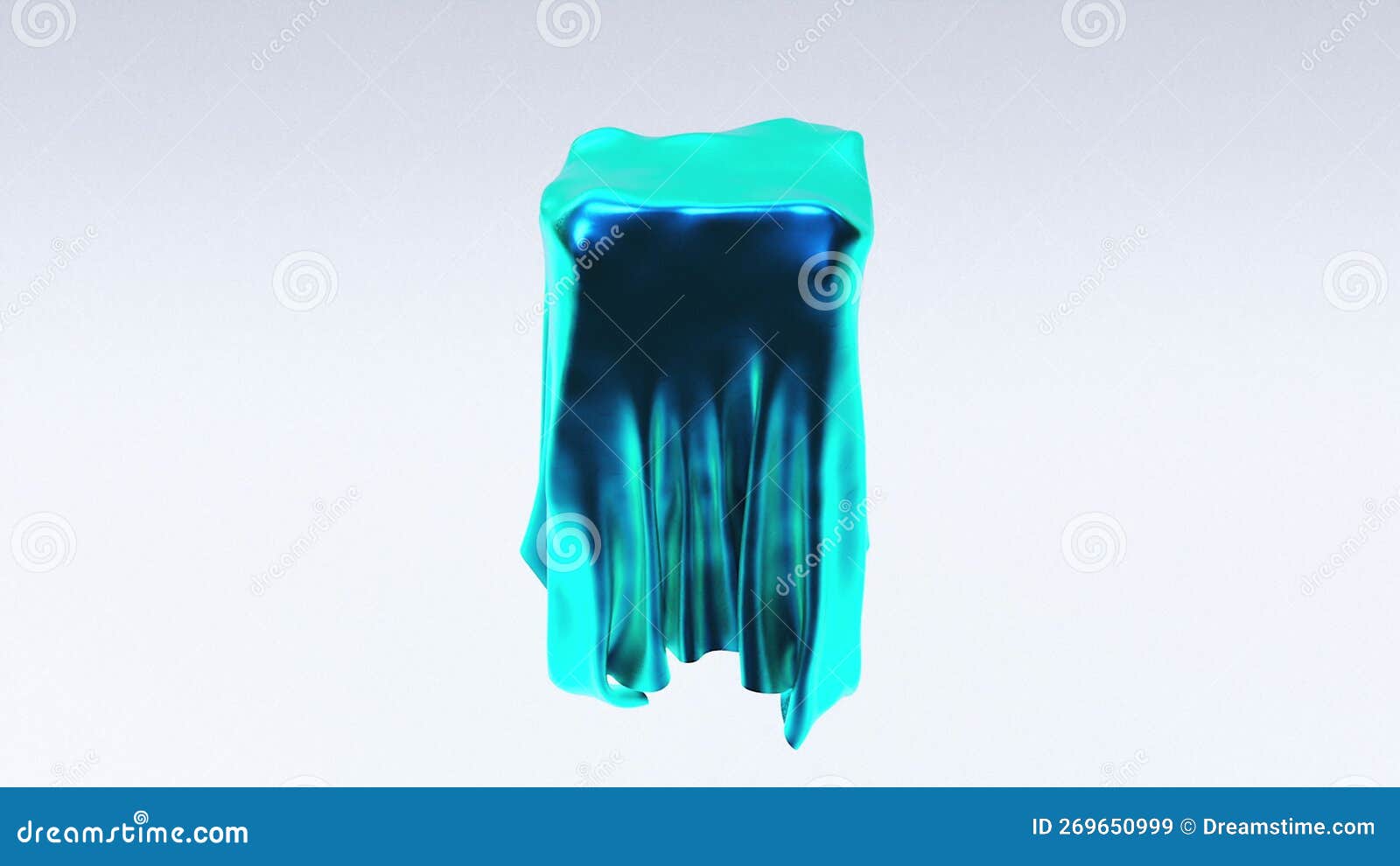 Falling cloth stock illustration. Illustration of exhibit - 269650999