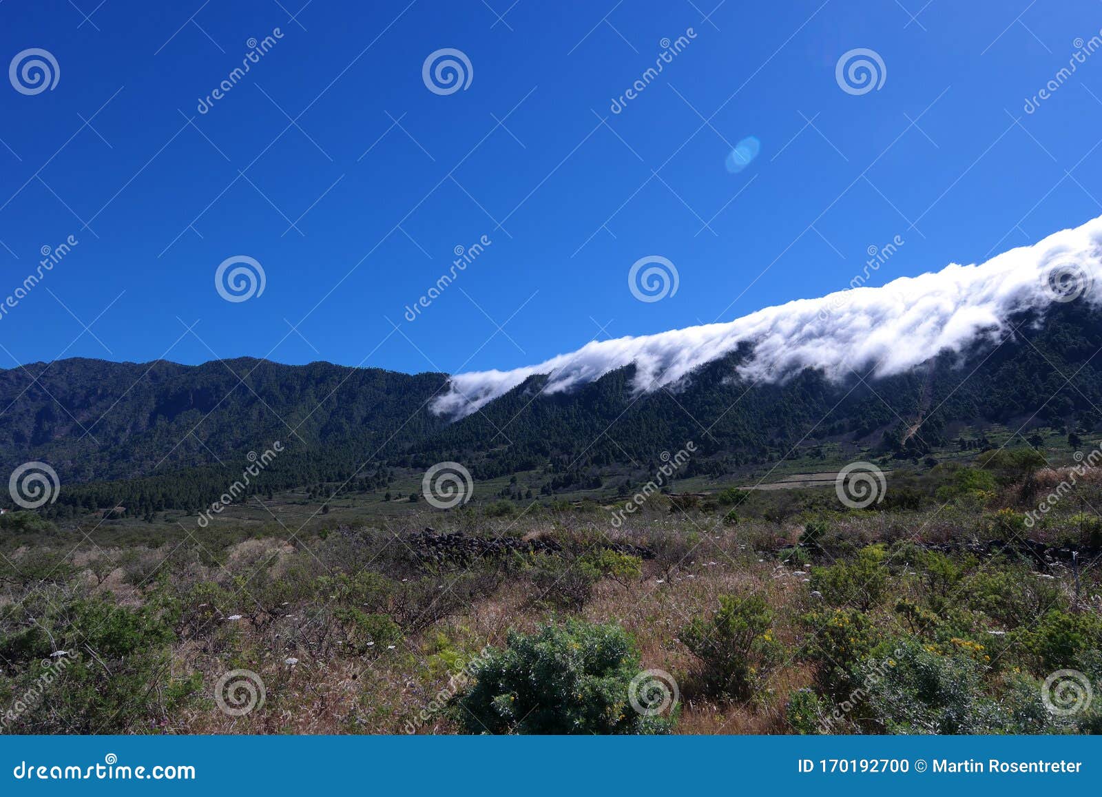Falling clouds stock photo. Image of landscape, mountains - 170192700