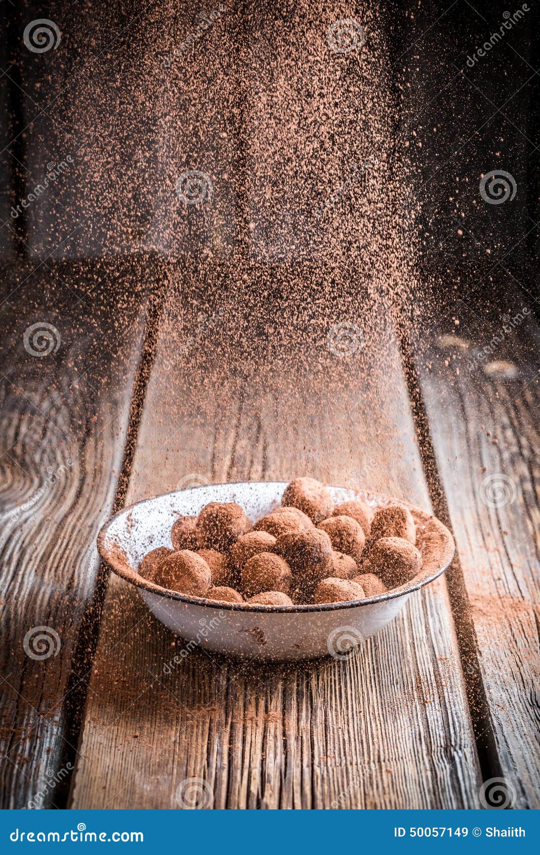 Falling Cocoa Powder Chocolate Balls Photos - Free & Royalty-Free Stock ...
