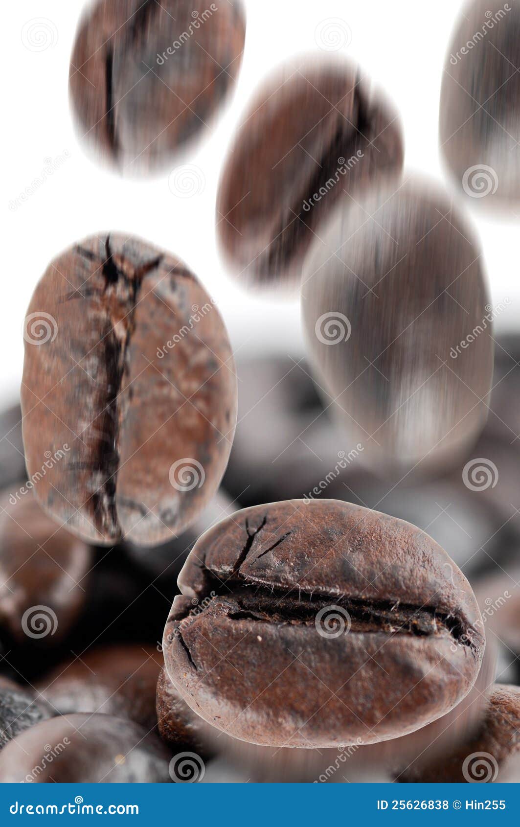 Falling coffee beans stock photo. Image of delicious - 25626838