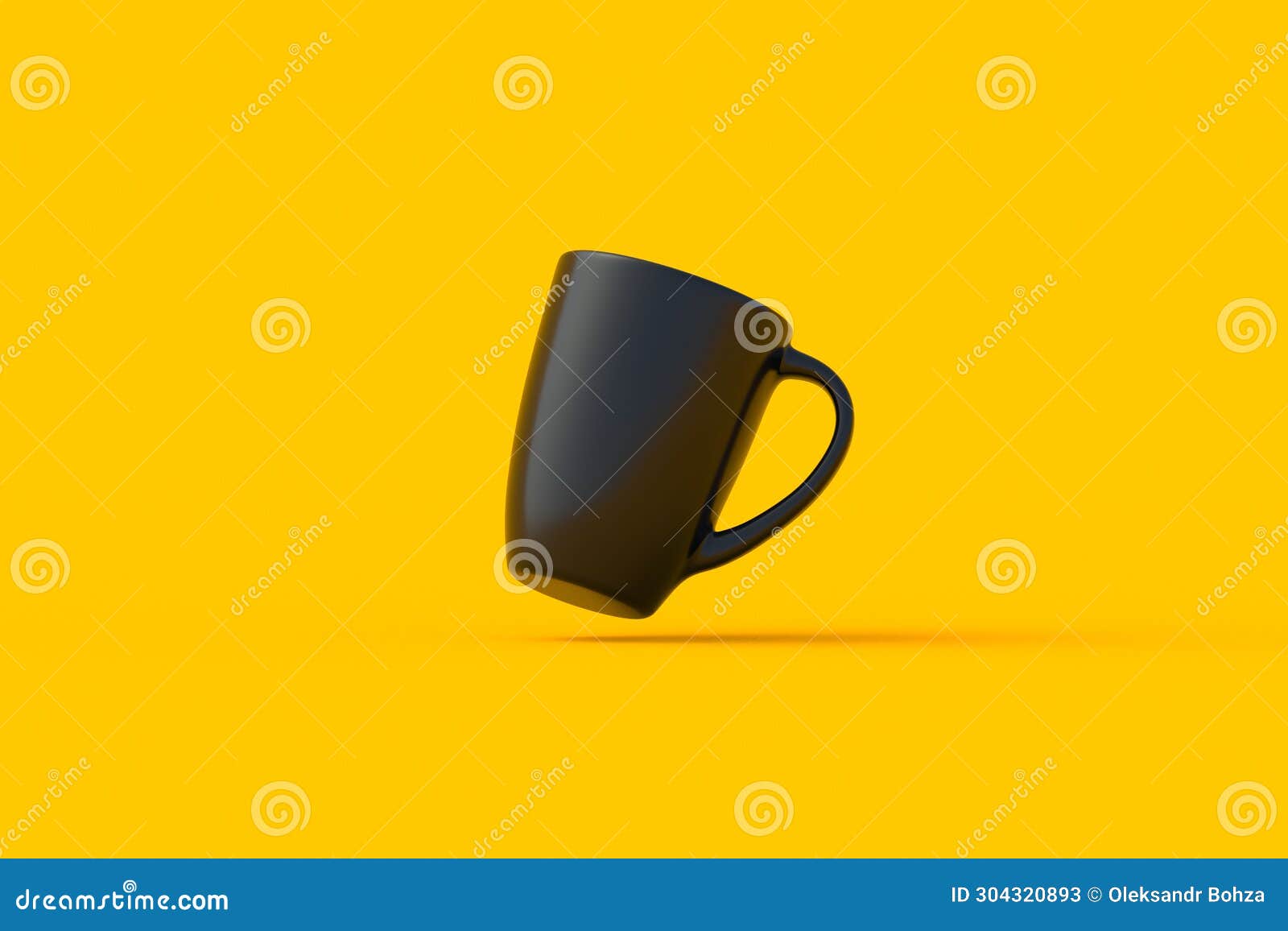 Falling Coffee Mug. Tea Cup. Dishes for Hot Drinks. Ceramic Tableware ...