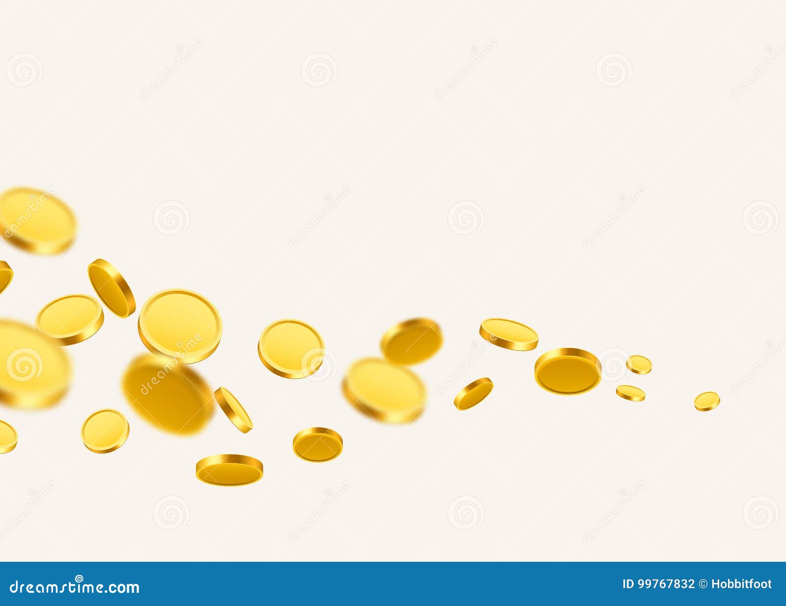 Golden Rain Isolated On Black Background Vector Gold Grain Texture