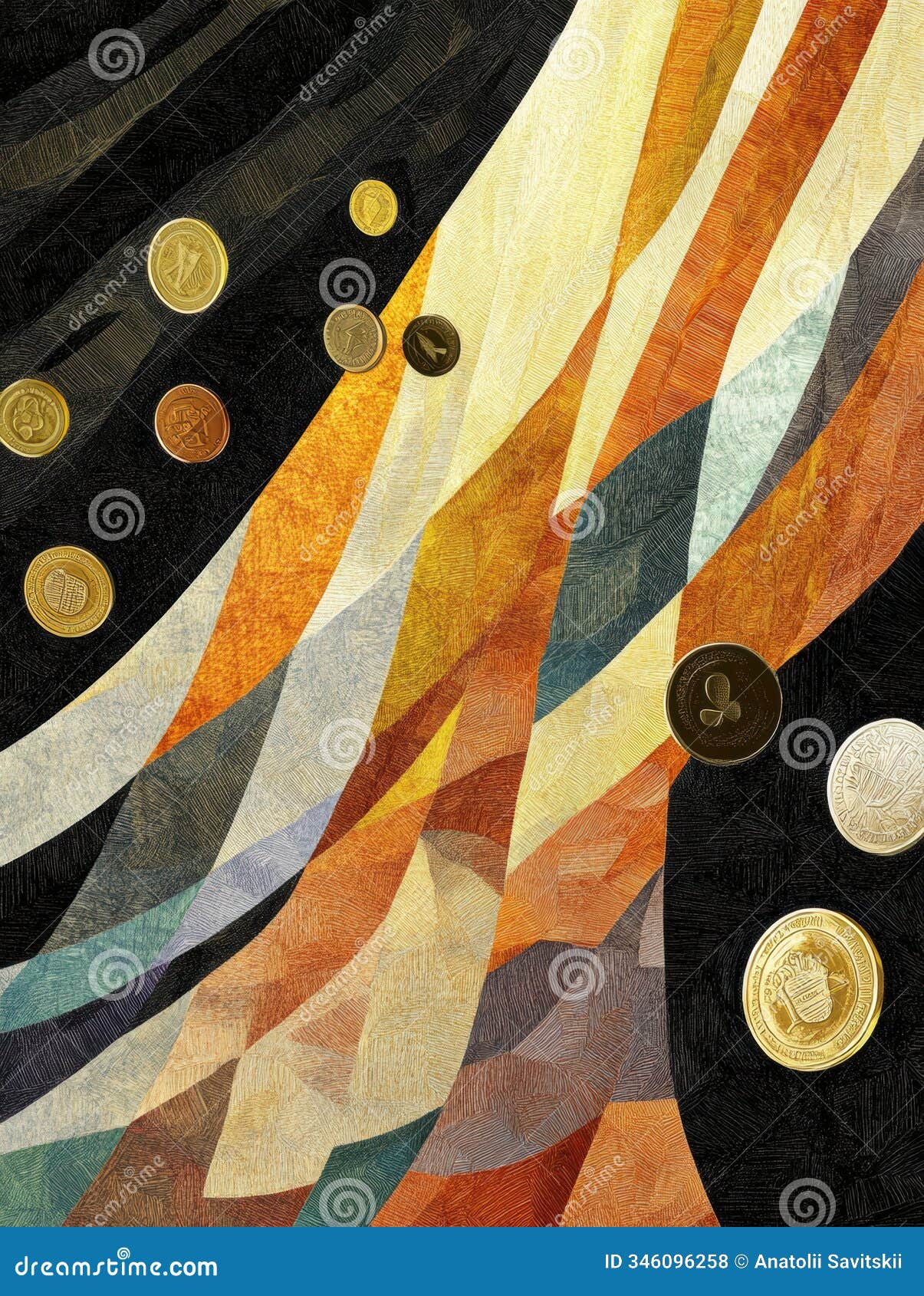 Falling Coins and Price Tags Cascade in an Abstract Representation ...