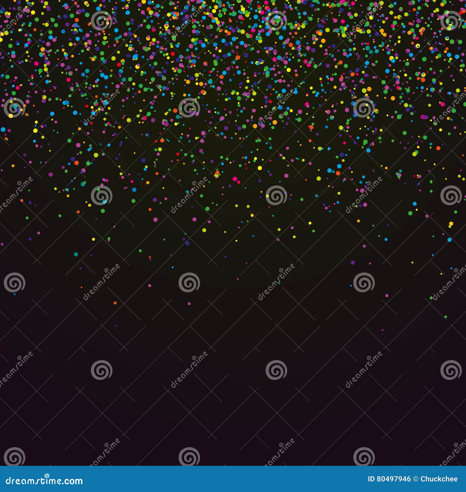 Falling Confetti Background Stock Vector - Illustration of ...