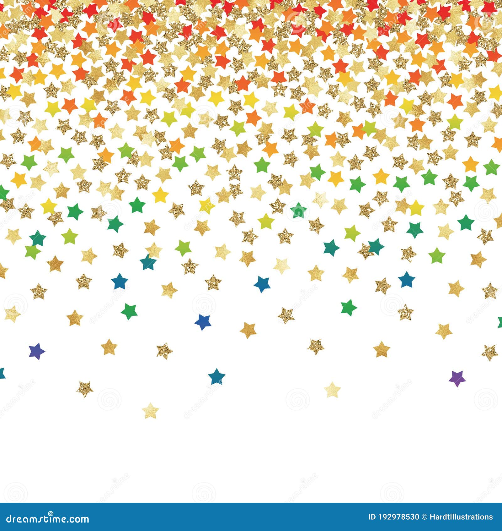 Falling Confetti Background Stock Illustration - Illustration of foil ...