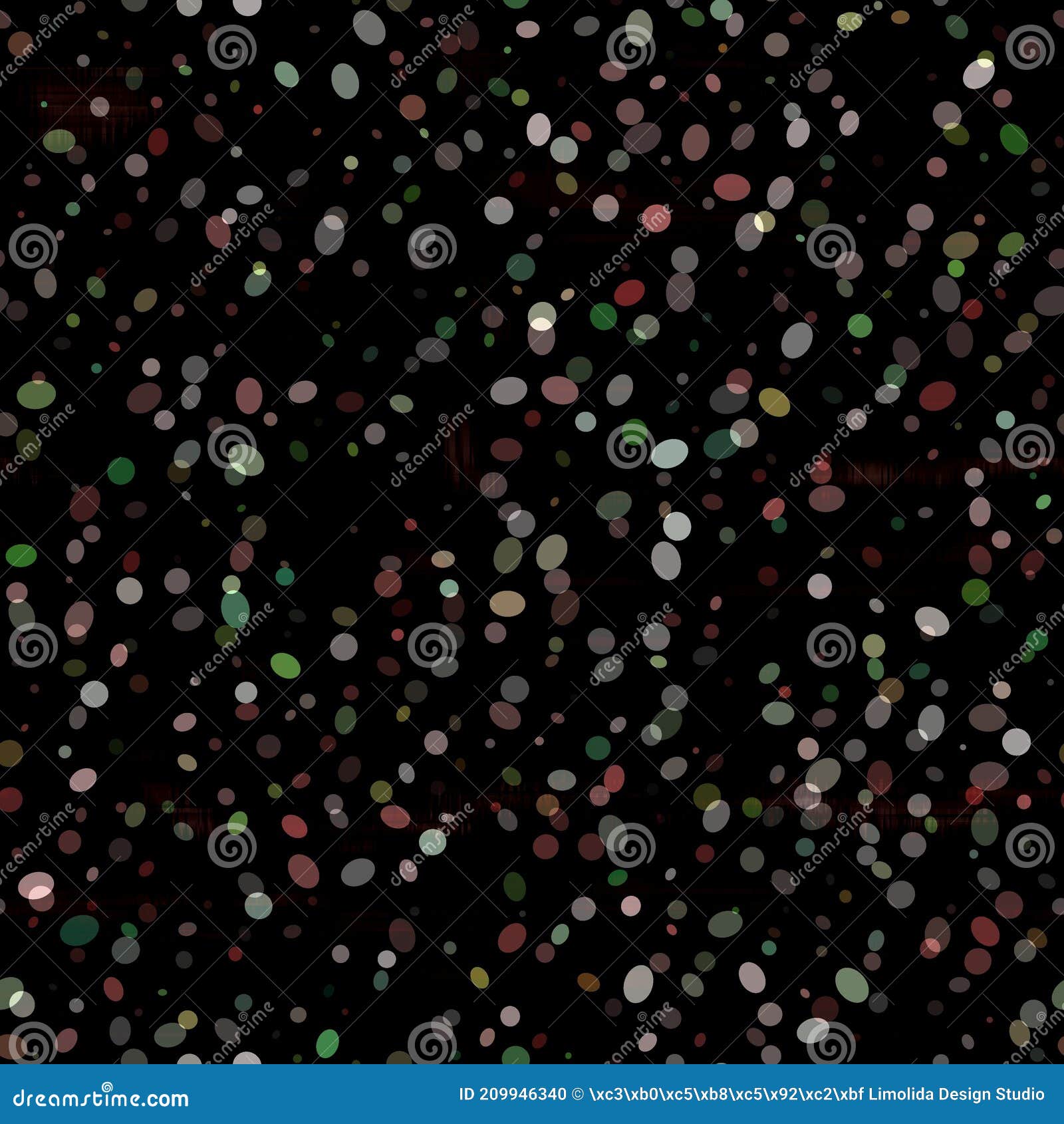 Falling Confetti Bokeh Shiny Texture Background. Magical Glow Dotty ...