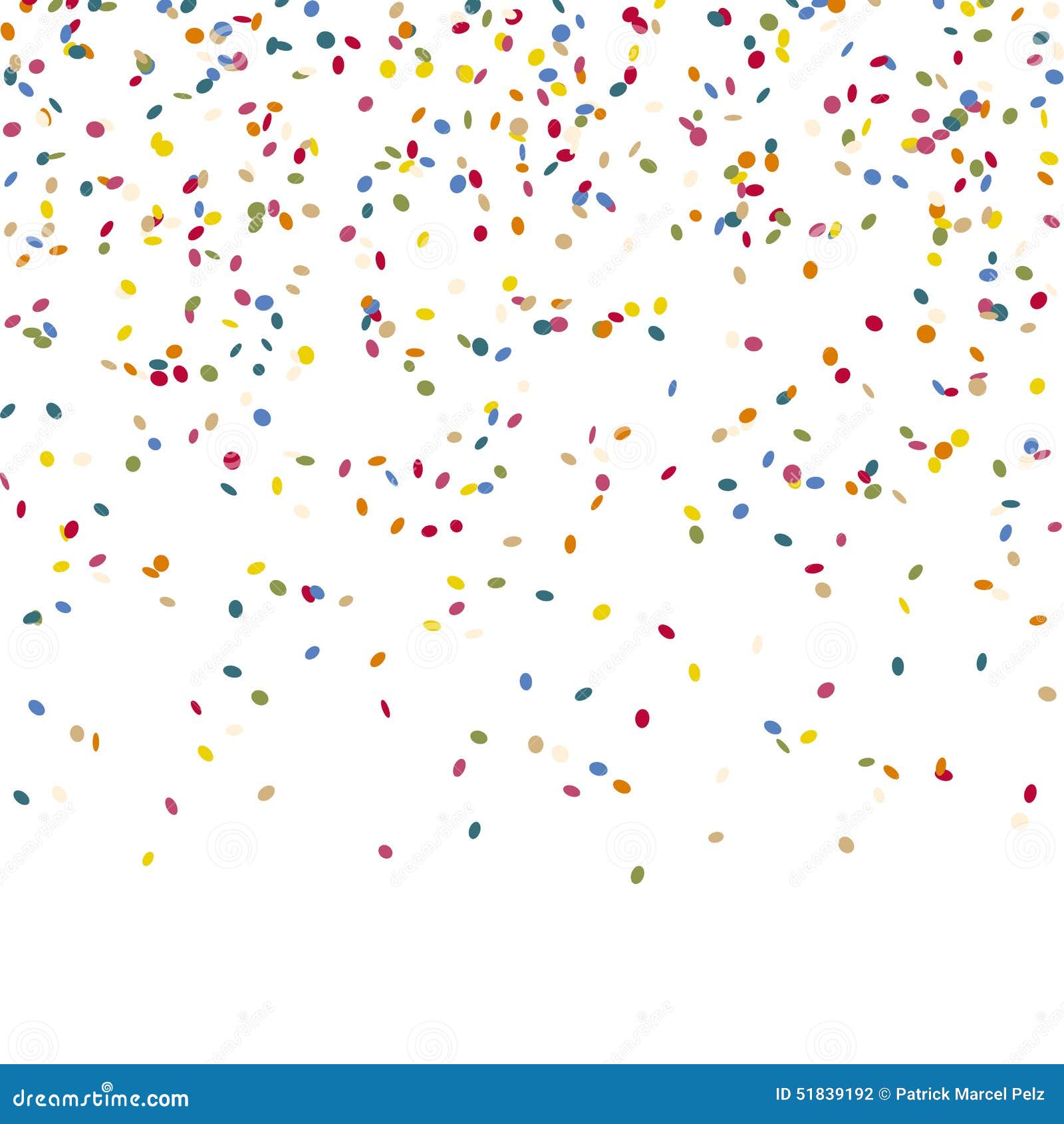 Falling confetti endless stock vector. Illustration of event - 51839192