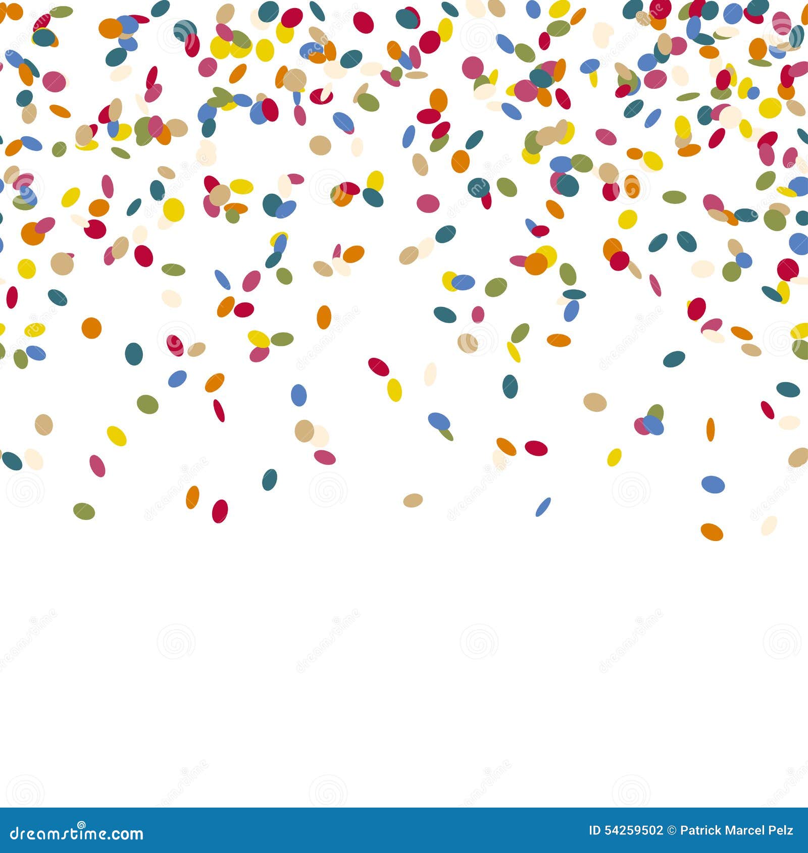 Falling confetti endless stock vector. Illustration of infinite - 54259502