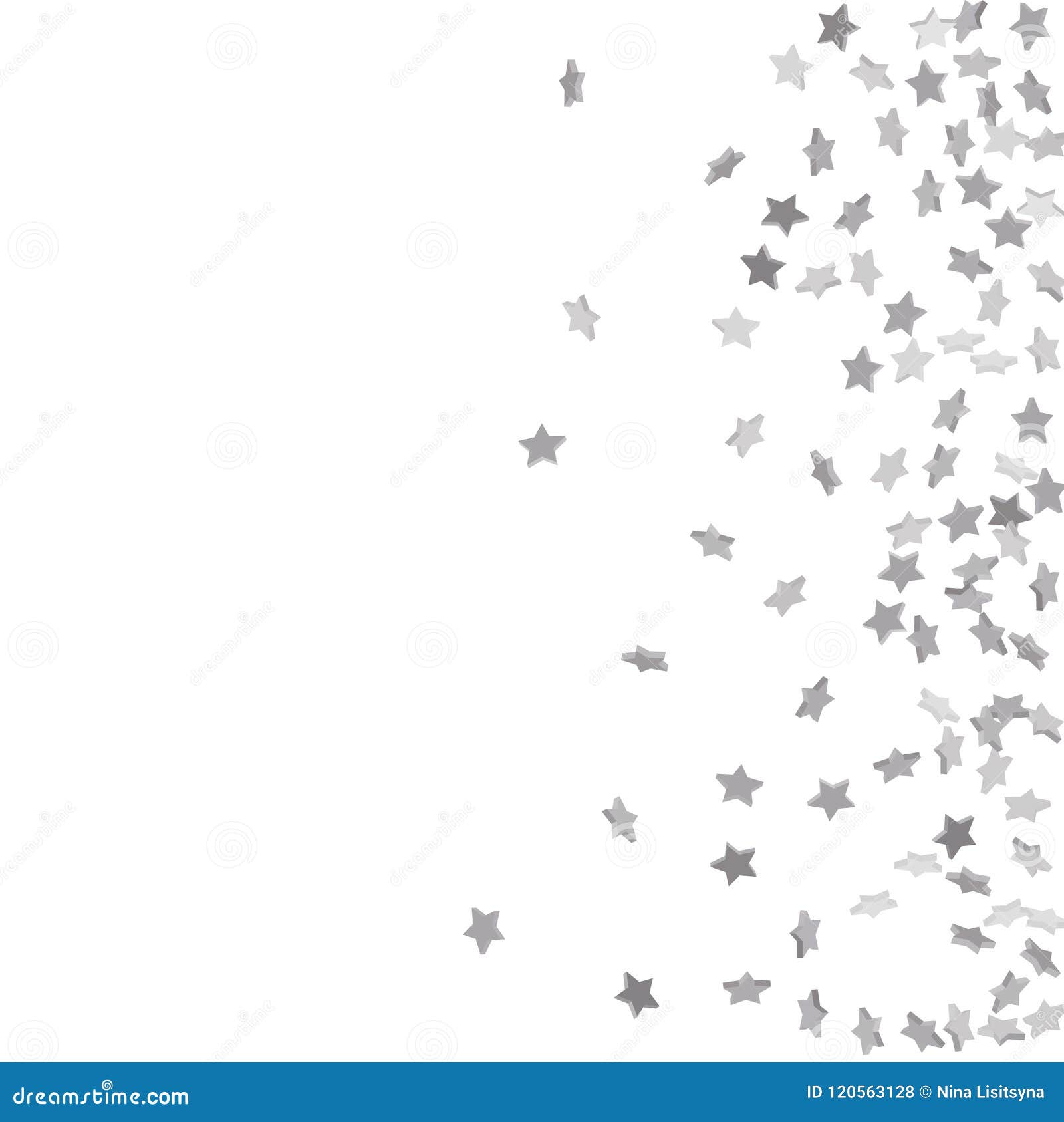 Falling Confetti Stars Stock Vector Illustration Of Bright 120563128