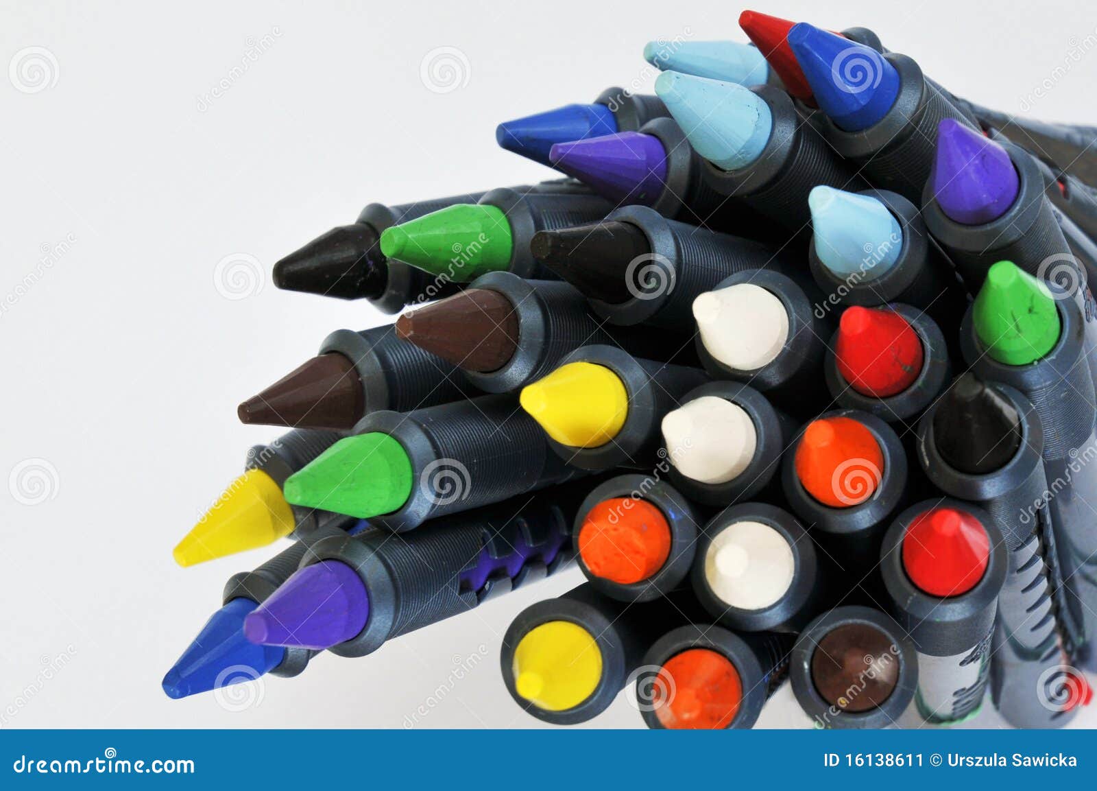 Falling crayons stock image. Image of candle, multi, descriptive - 16138611