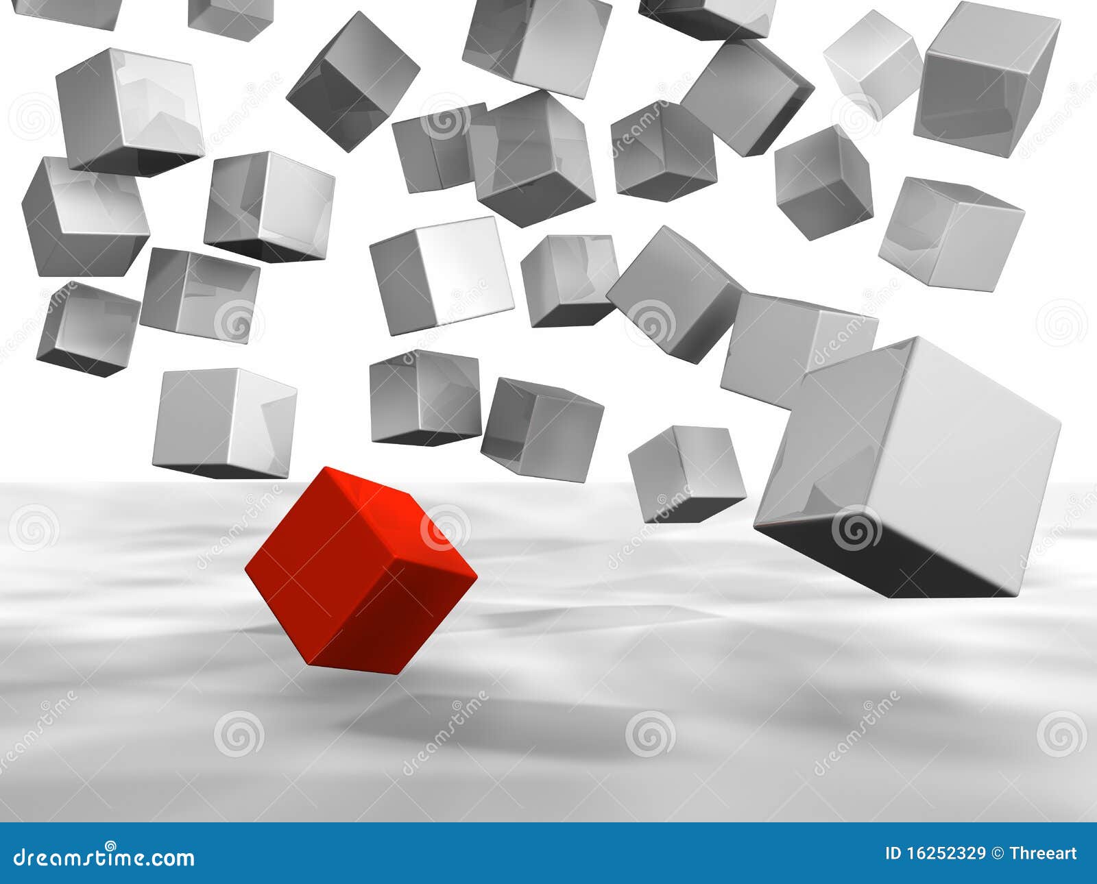 Falling Cubes stock illustration. Illustration of concept - 16252329