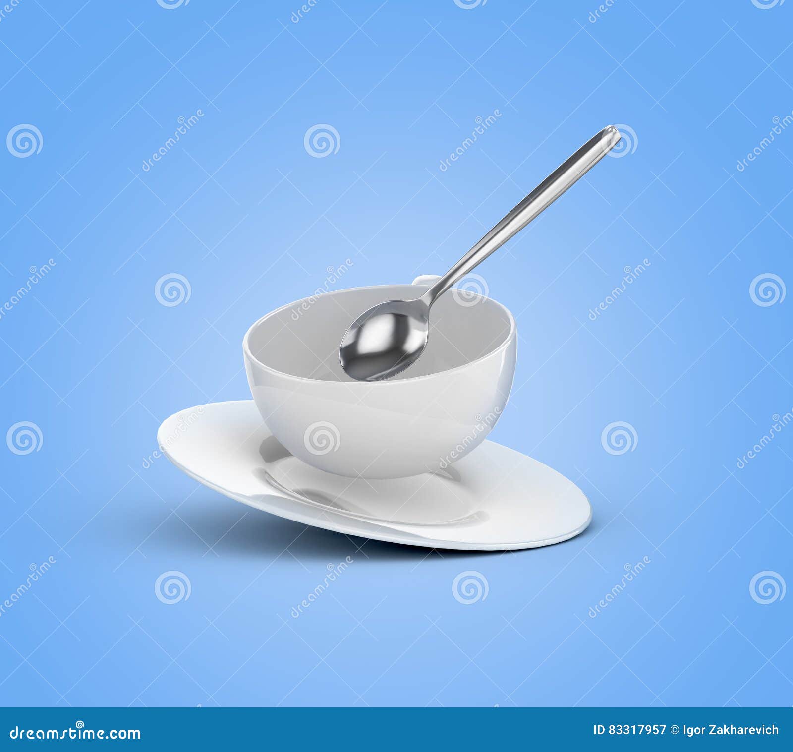 Falling cup with spoon stock illustration. Illustration of breakfast ...
