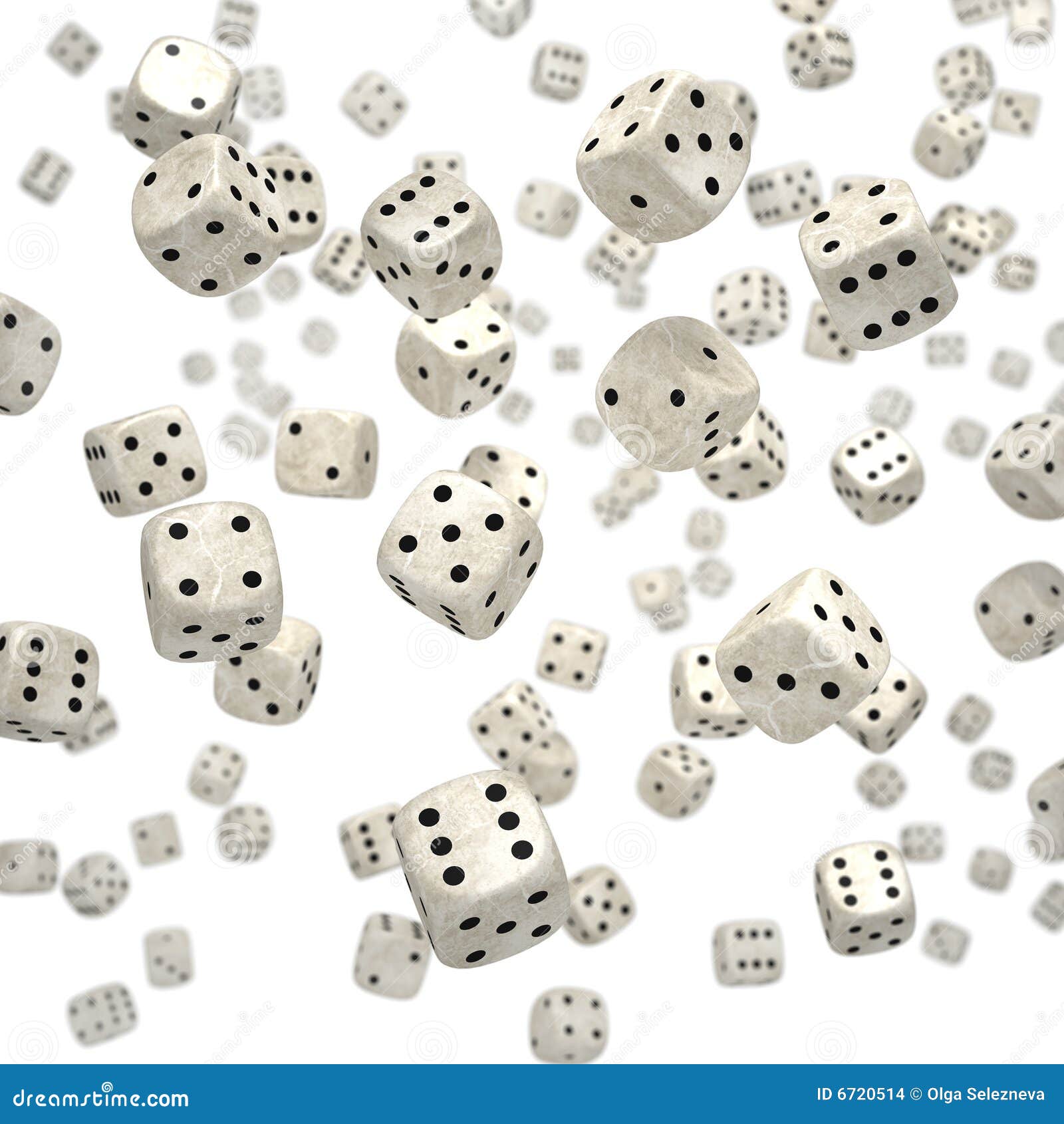 Falling dice stock illustration. Illustration of gambling - 6720514