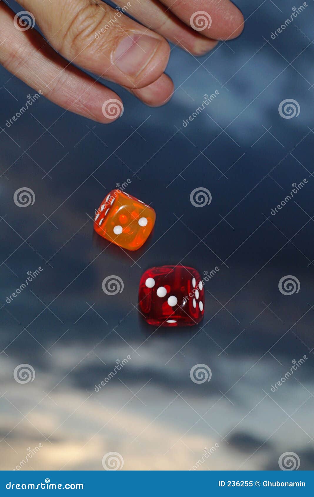 Falling dices stock image. Image of game, loosing, finger - 236255