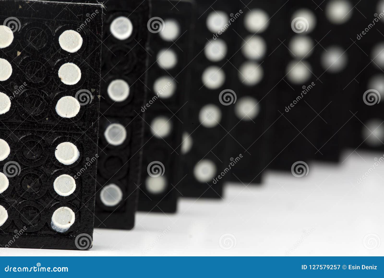 Falling Dominoes. Domino Effect Stock Image - Image of falling, leisure ...