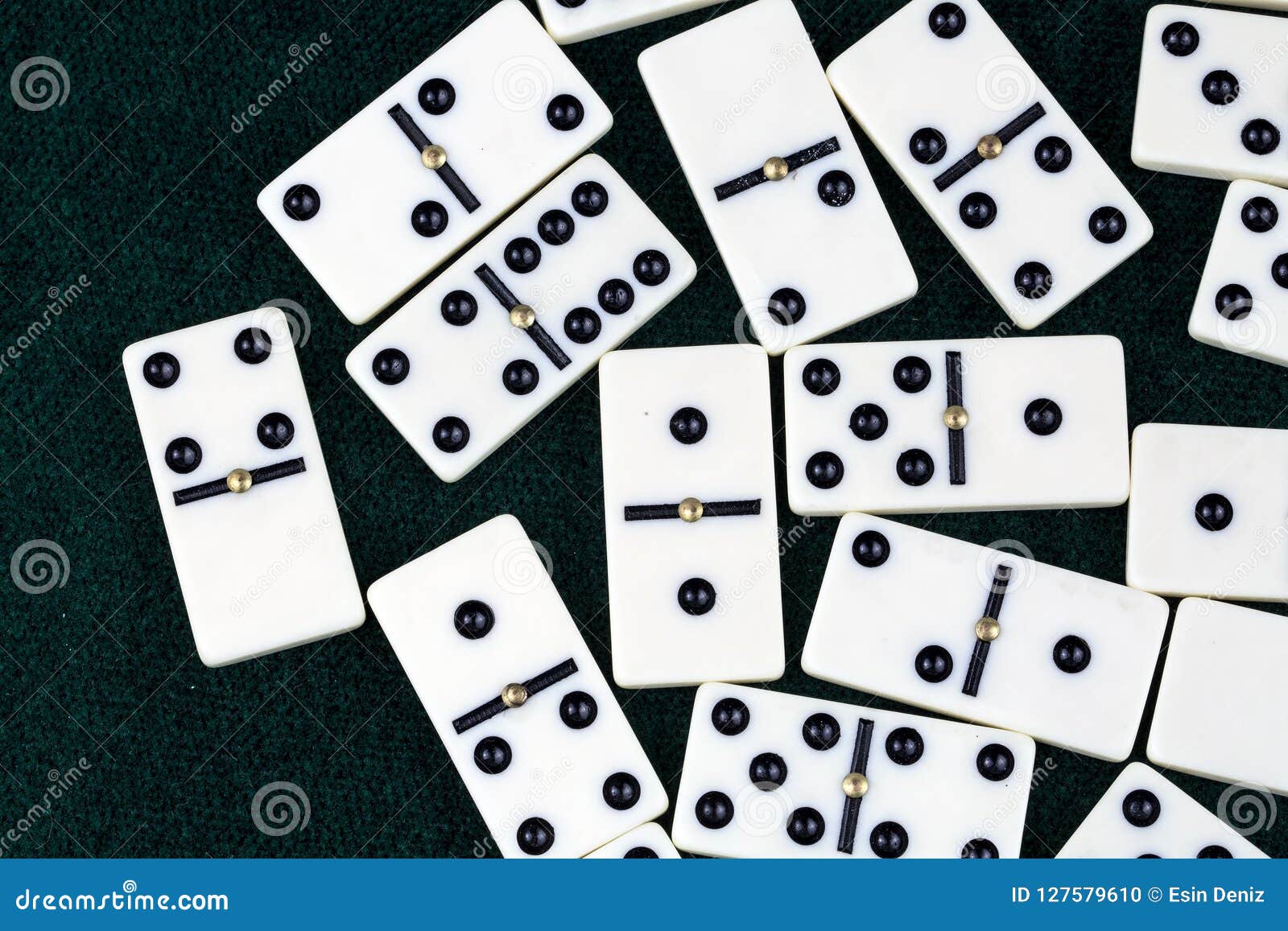Falling Dominoes. the Domino Game. Stock Photo - Image of game, white ...