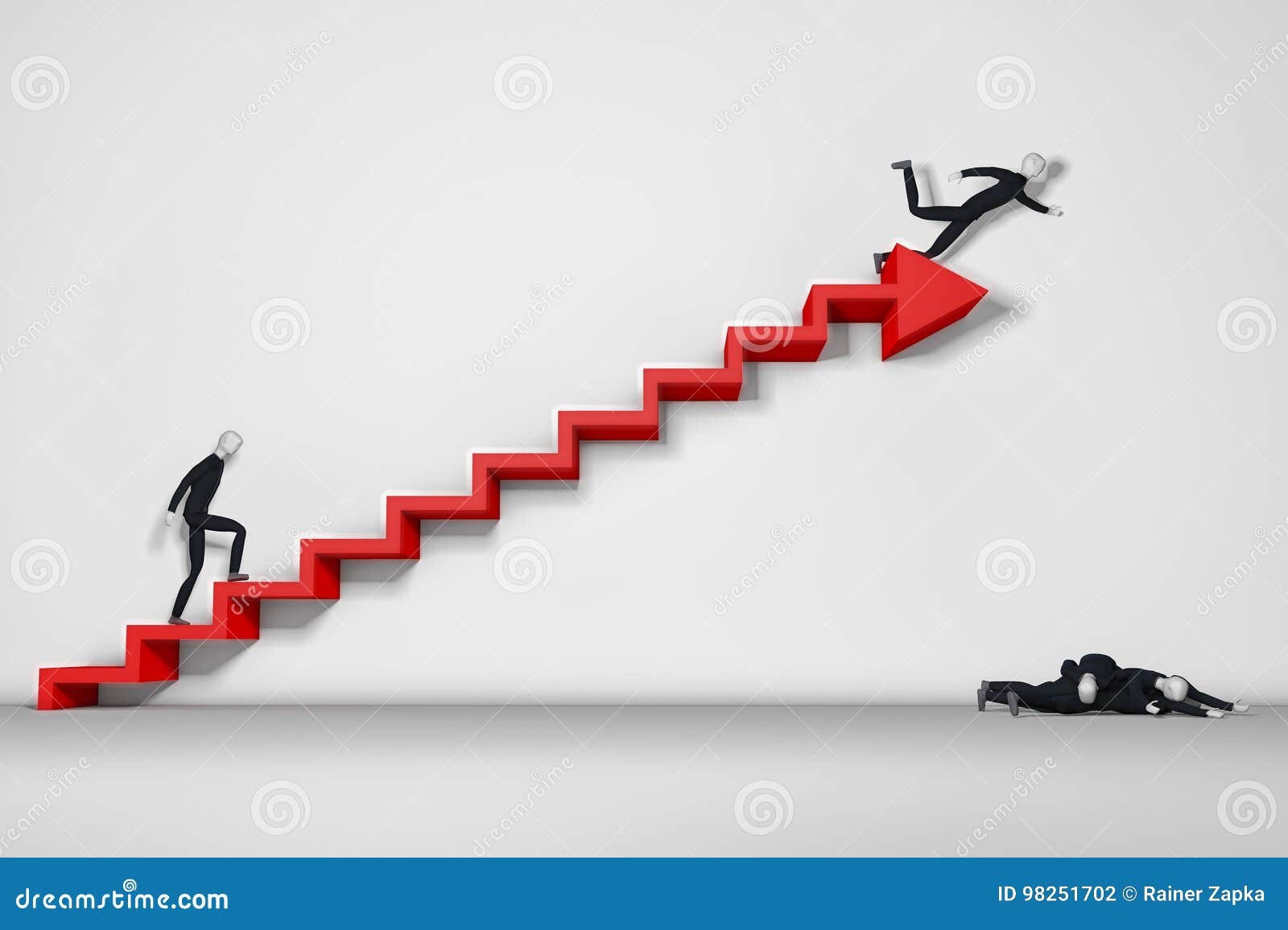 Falling down stock illustration. Illustration of ladder - 98251702
