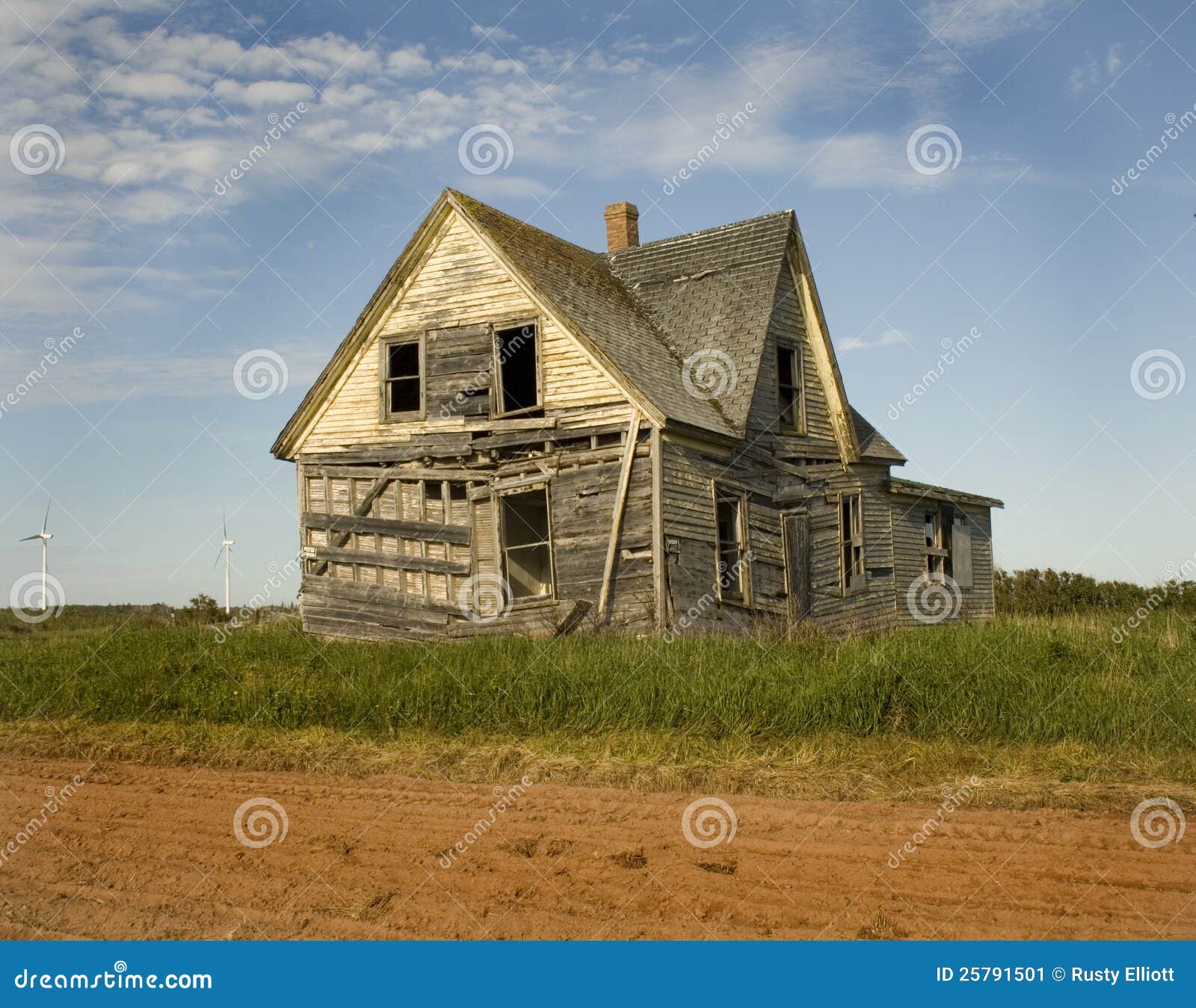 Falling down House stock image. Image of scary, architecture - 25791501