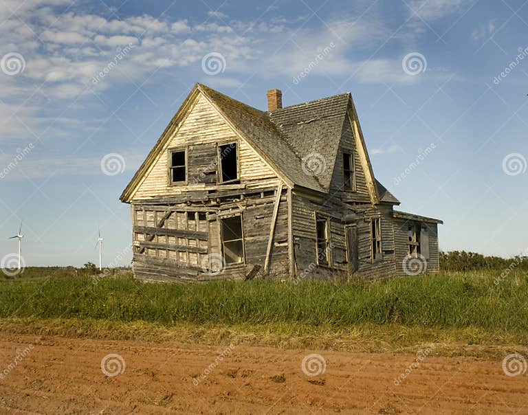 Falling down House stock image. Image of scary, architecture - 25791501