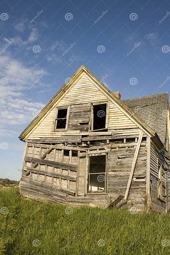 Falling down House stock photo. Image of rural, prince - 25791536