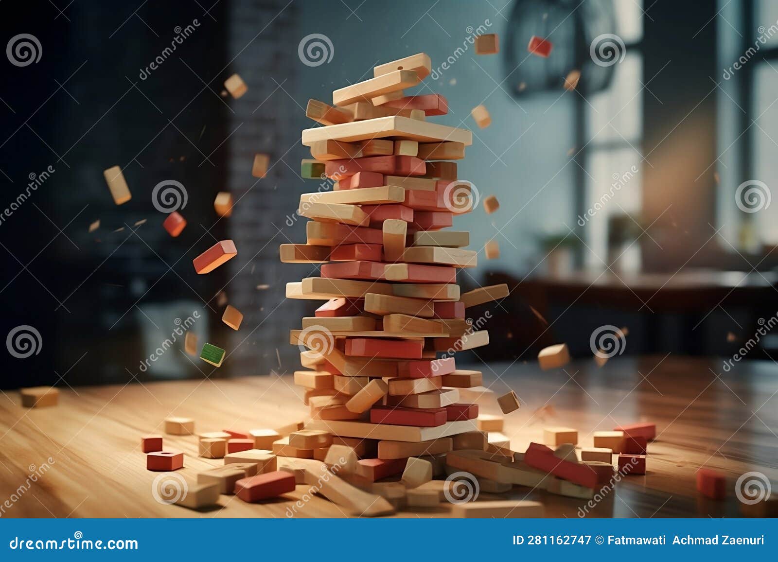 Falling Toys In Cardboard Box Object For Small Kids To Play Cartoon ...