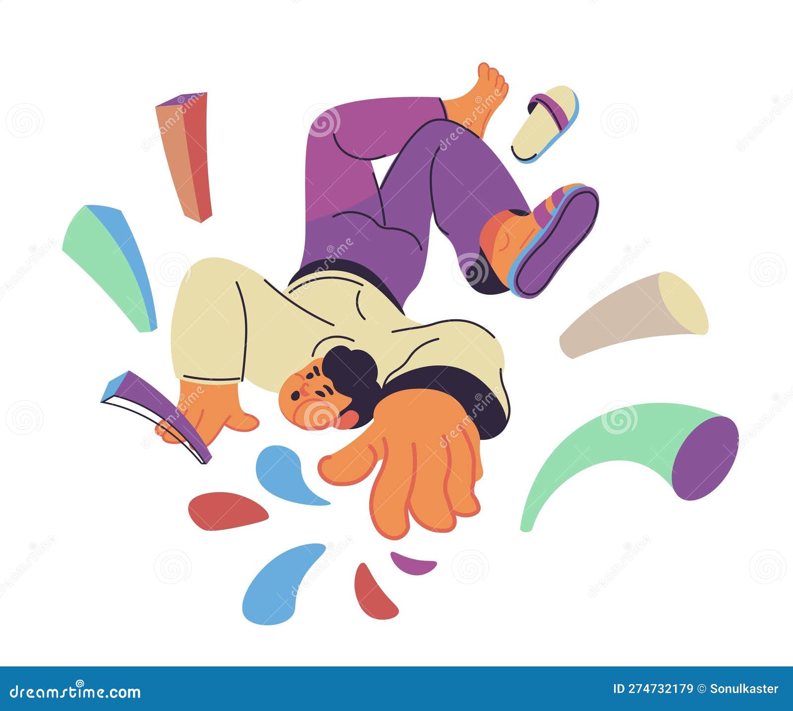 Falling Down, Personage Stepping Over, Vector 向量例证 - 插画 包括有 人们, 方式 ... Falling Down, Personage Stepping Over, Vector 向量例证 - 插画 包括有 人们, 方式 ...