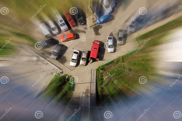 Falling Down from a Skyscraper Stock Image - Image of fast, building ...