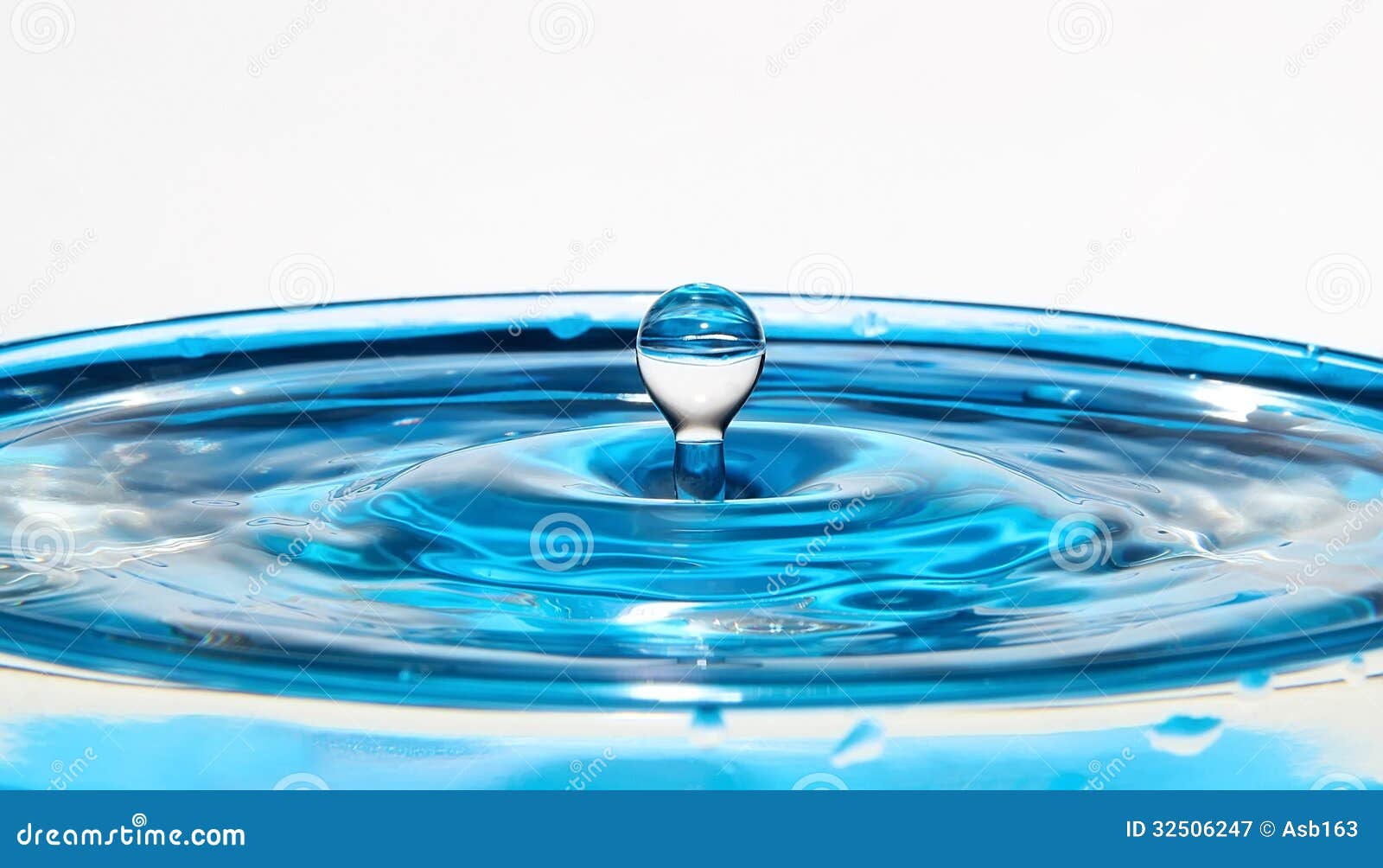 Falling drop of water stock image. Image of water, abstraction - 32506247