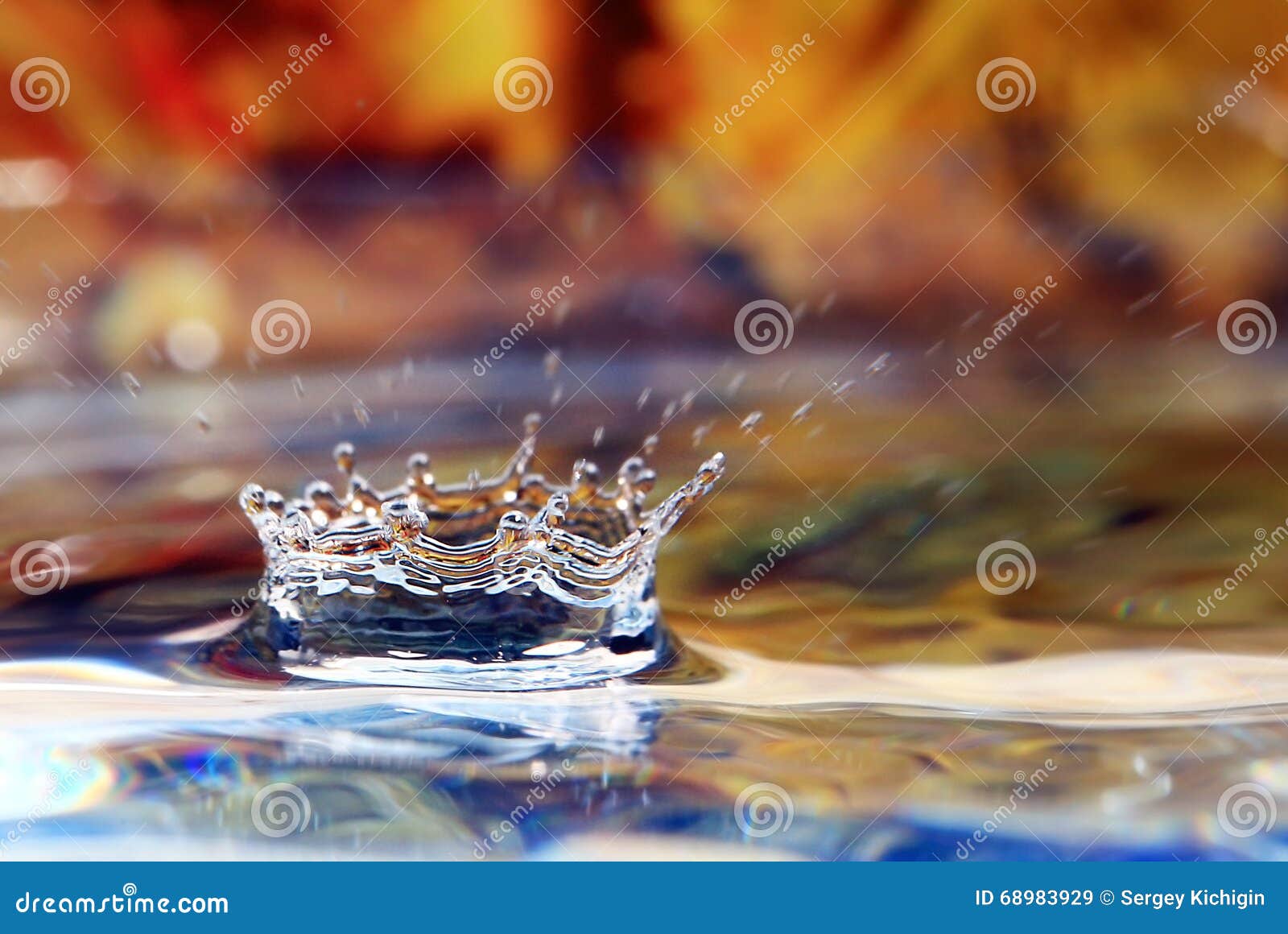 Falling drop of water stock image. Image of raindrop - 68983929