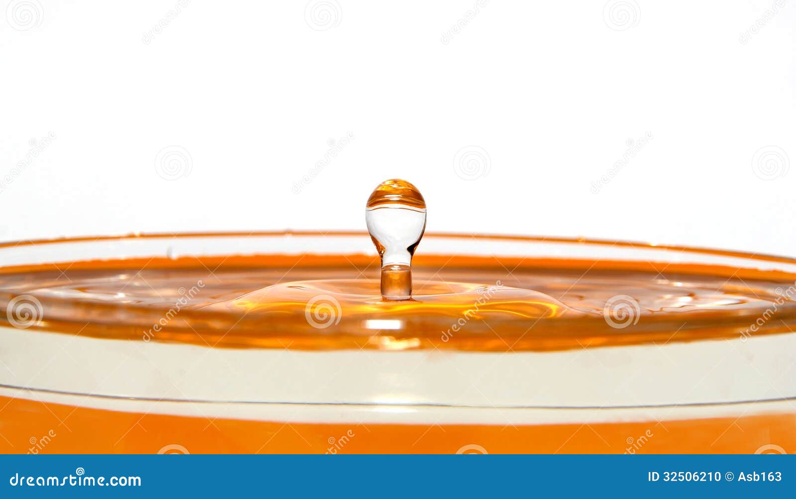 Falling drop of water stock photo. Image of phenomenon - 32506210