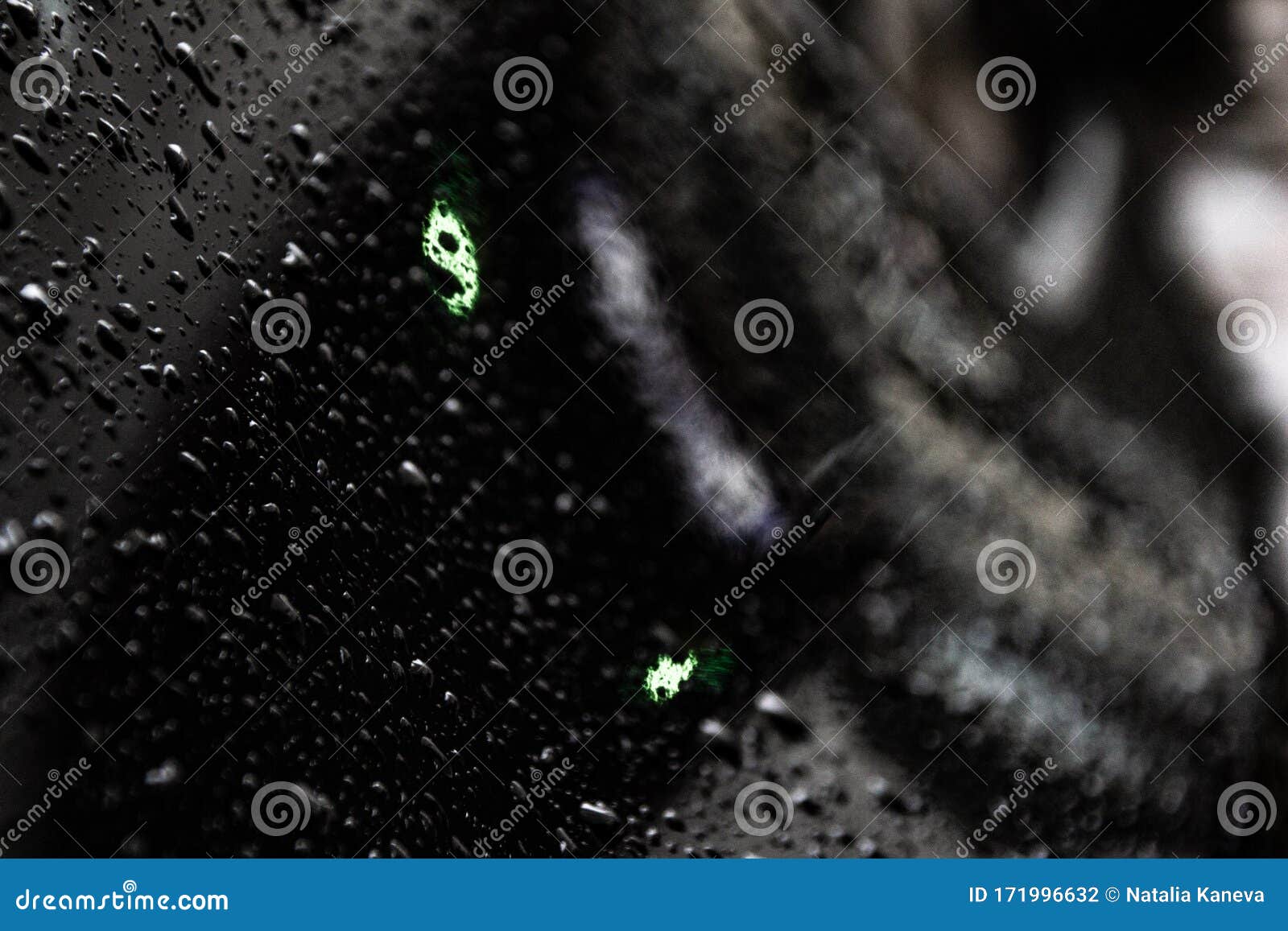 Falling Drop of Water in a Puddle Stock Photo - Image of splash ...