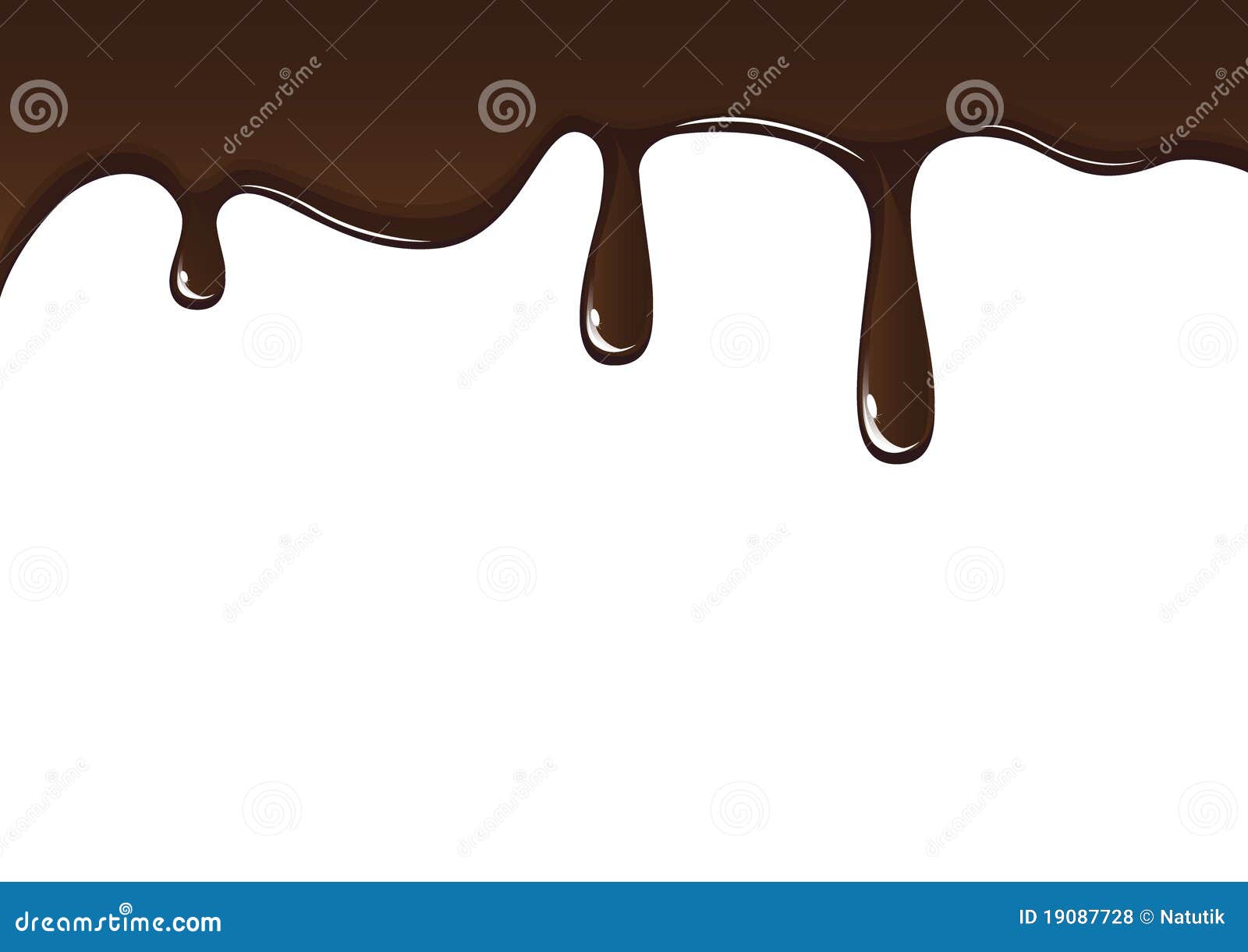 Falling drops stock vector. Illustration of droplet, dessert - 19087728
