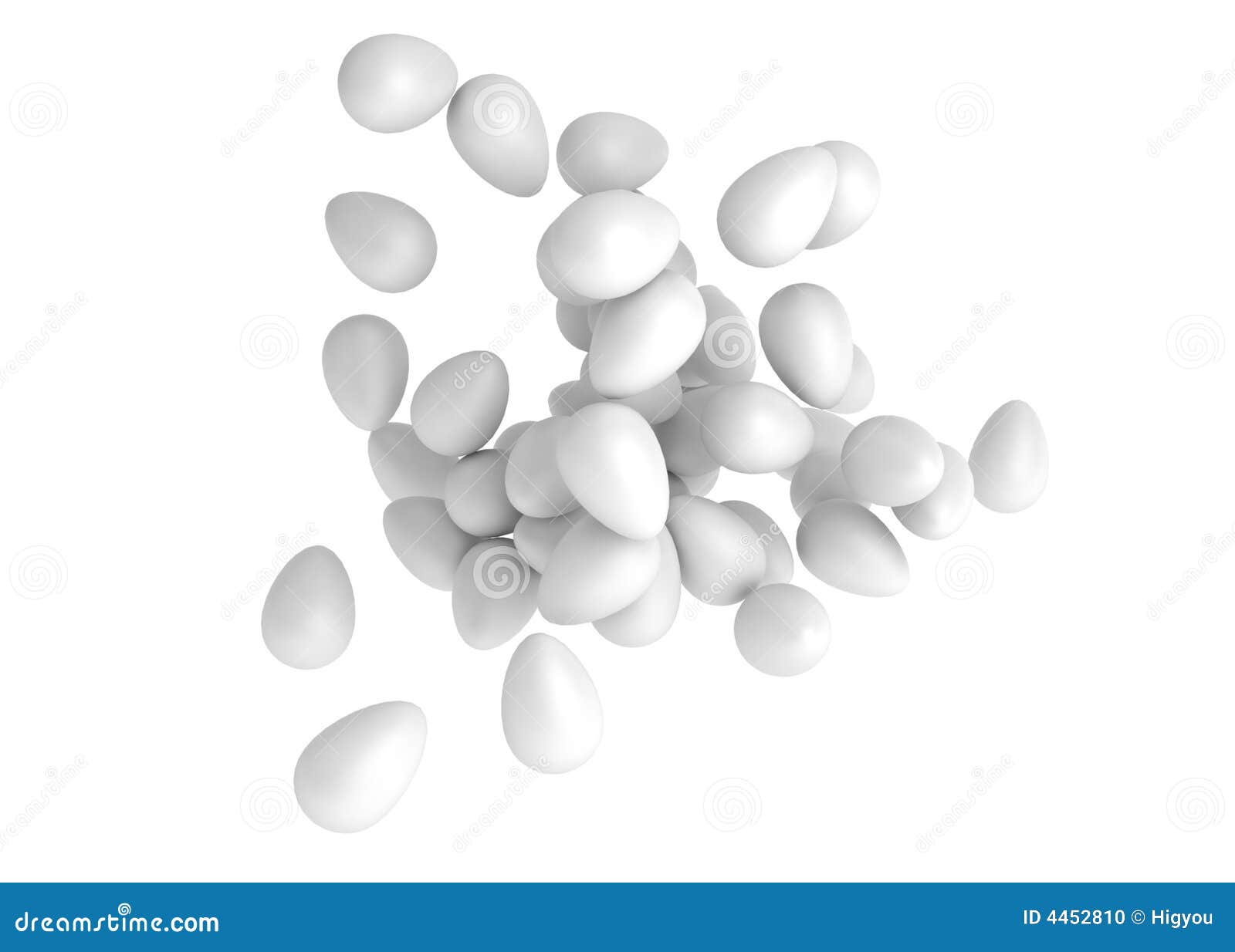 Falling Egg Pile stock illustration. Illustration of falling - 4452810