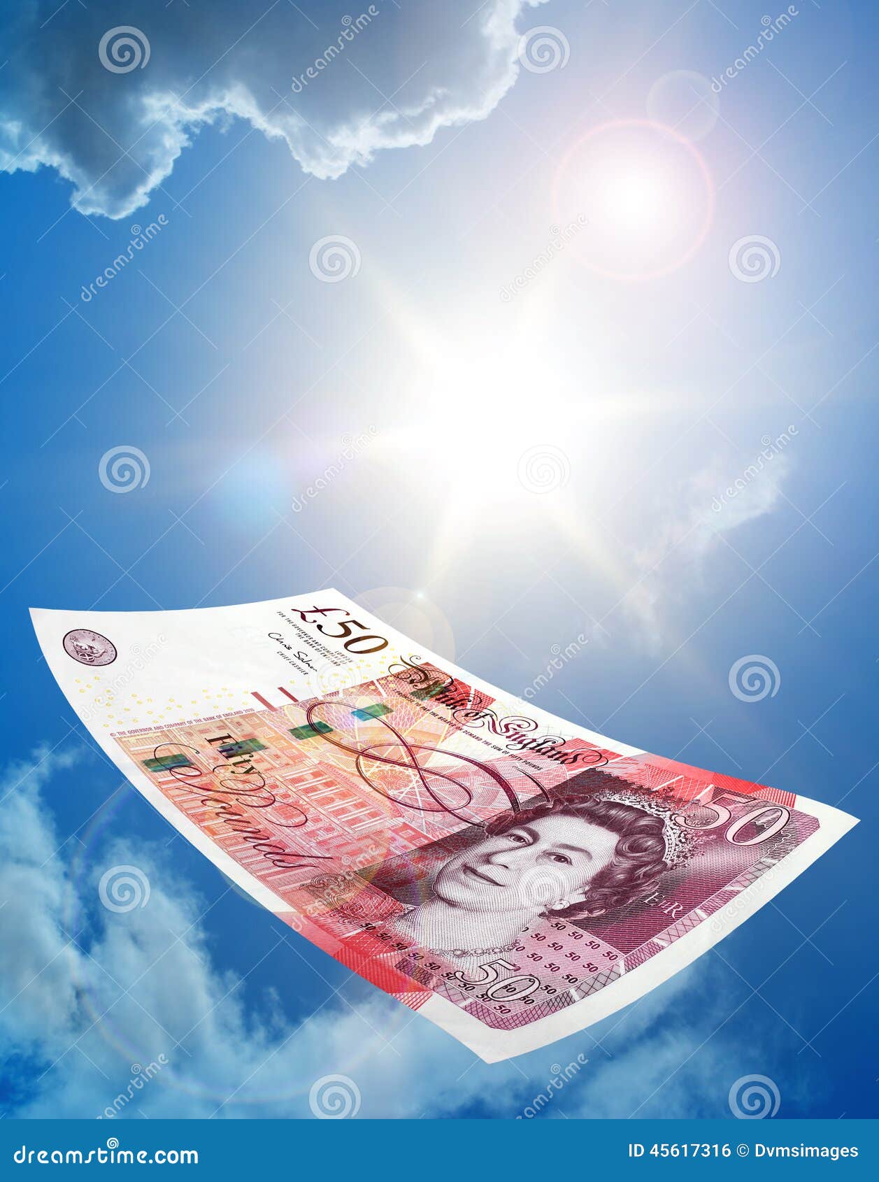 Falling Fifty Pound Banknote Editorial Photo - Image of glare, sterling ...