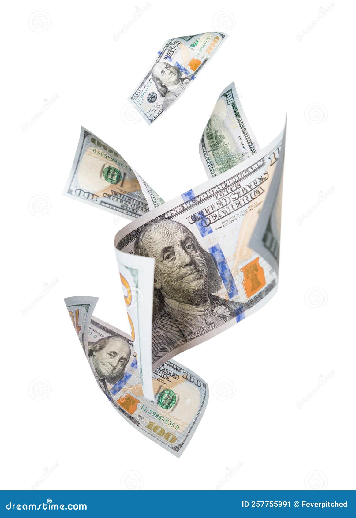 Falling or Floating One Hundred Dollar Bills Stock Image - Image of ... Falling or Floating One Hundred Dollar Bills Stock Image - Image of ...