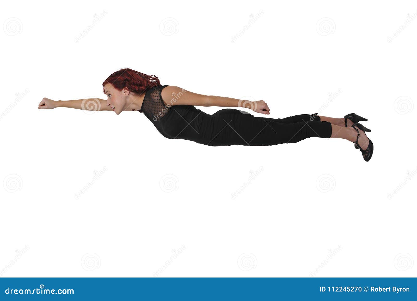 Falling or Flying Woman stock photo. Image of dancer - 112245270