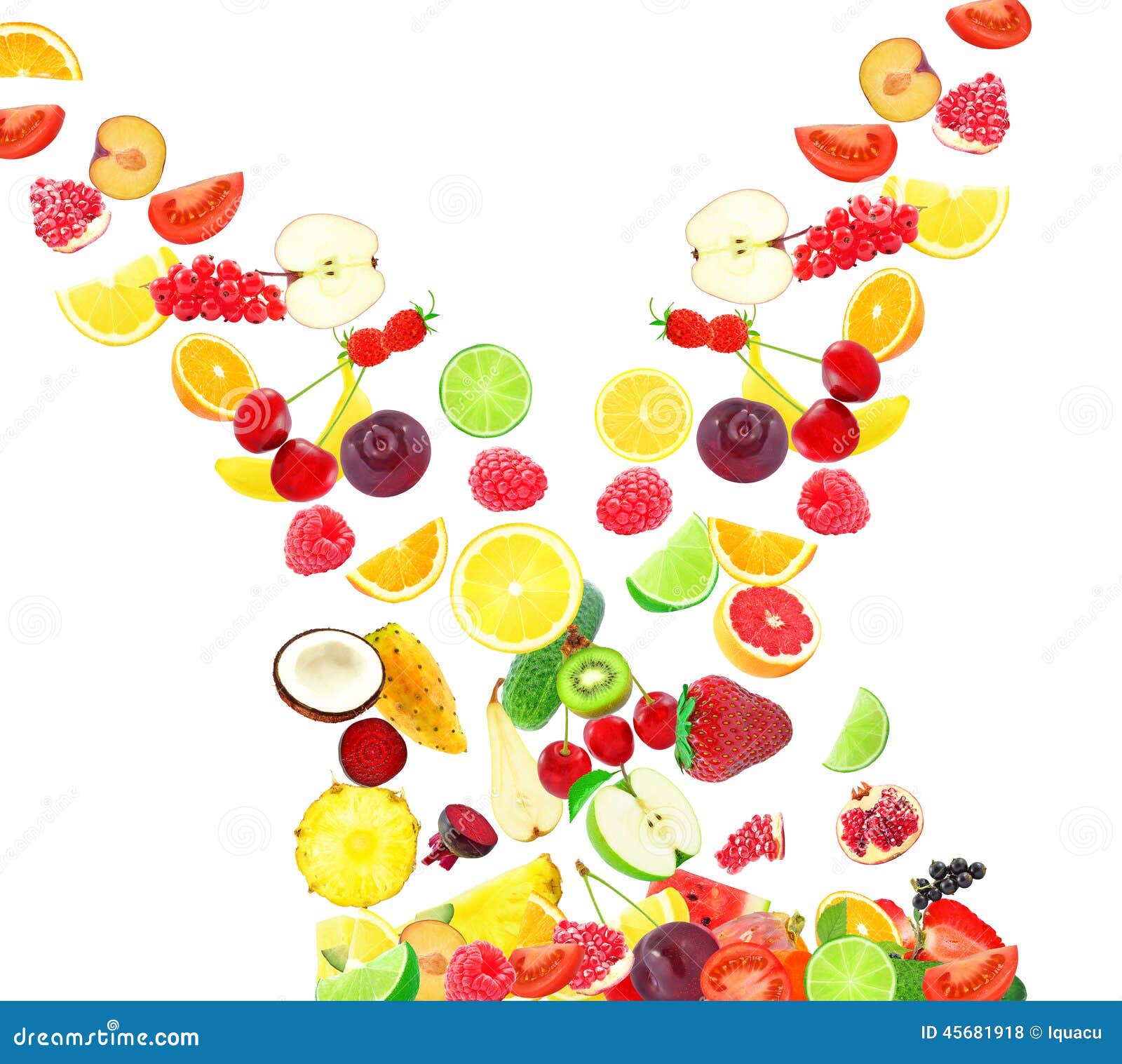 Falling fruit stock photo. Image of glass, food, black - 45681918