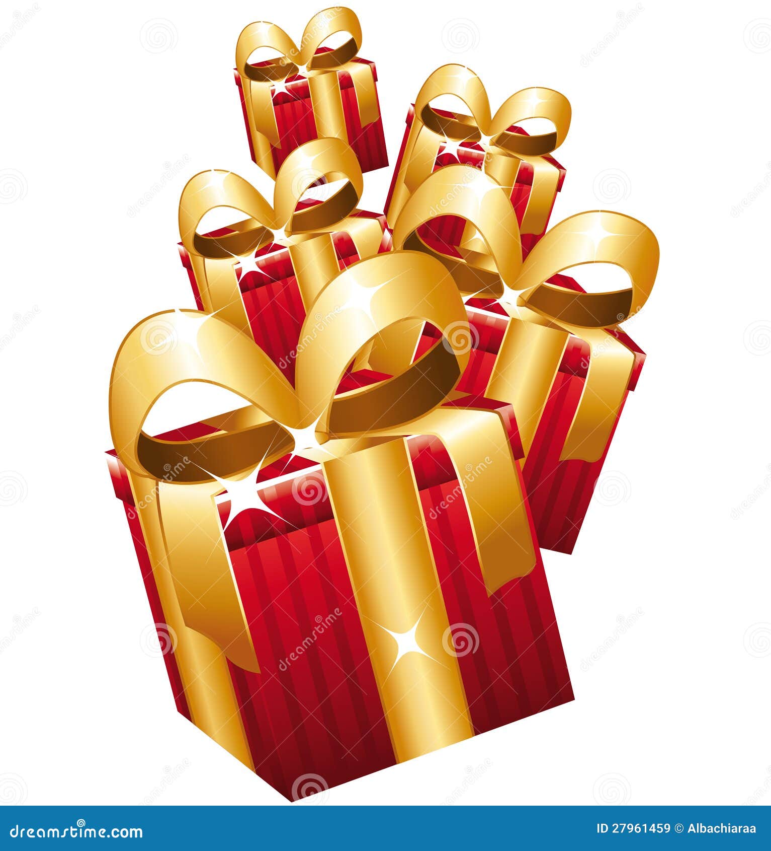 Falling gifts. stock vector. Illustration of eps10, present - 27961459