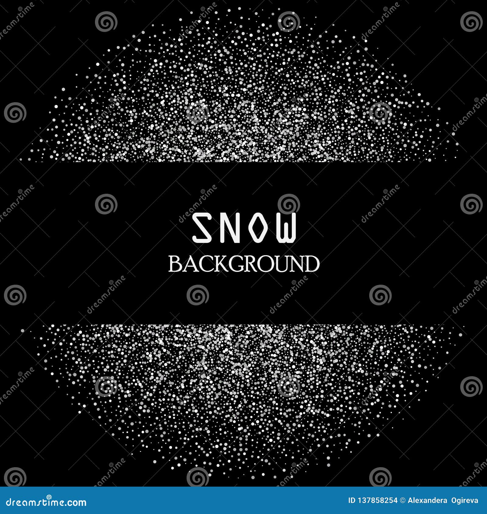 Falling Glitter Confetti. Vector Silver Dust, Explosion on Black ...