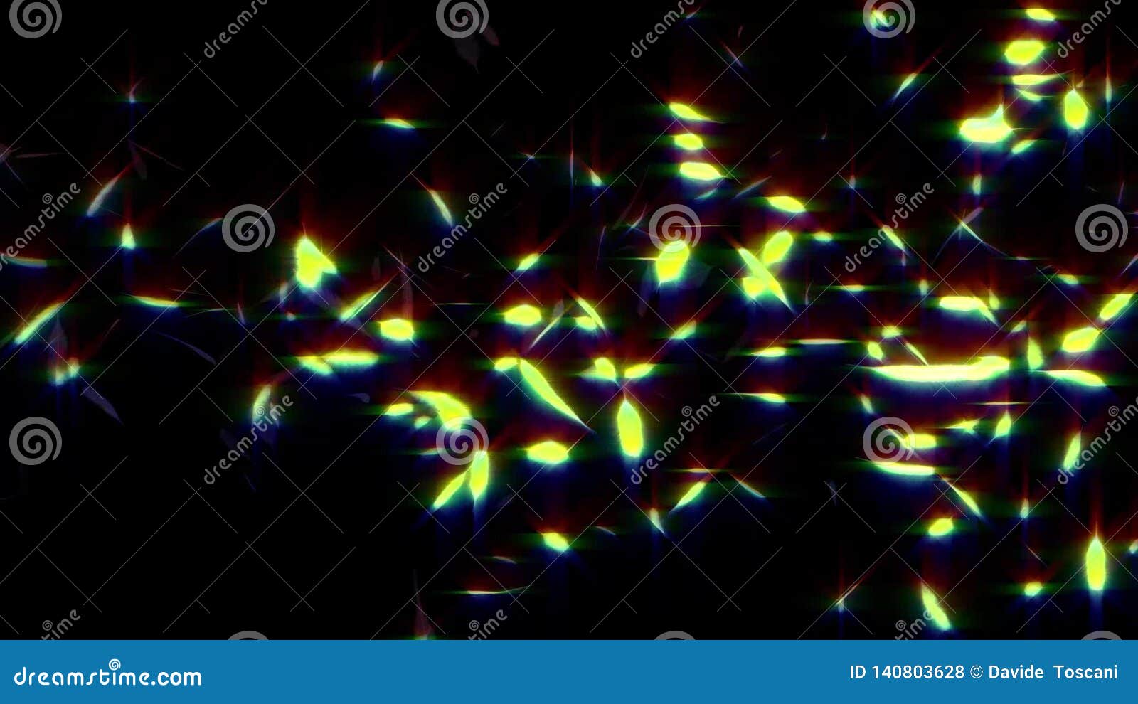 Falling Glowing Colorful Feathers Loop Overlay Graphic Element Stock ...
