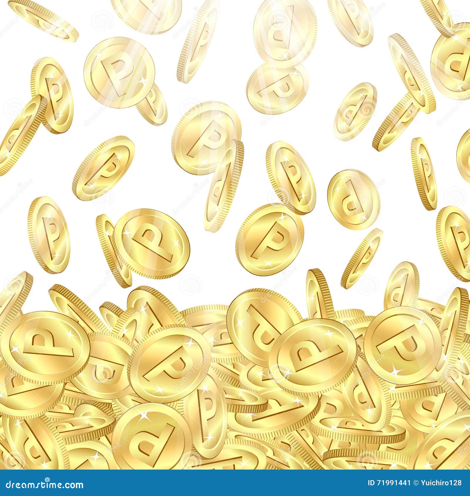 Point Coins Icon Set Cartoon Vector | CartoonDealer.com #65090755