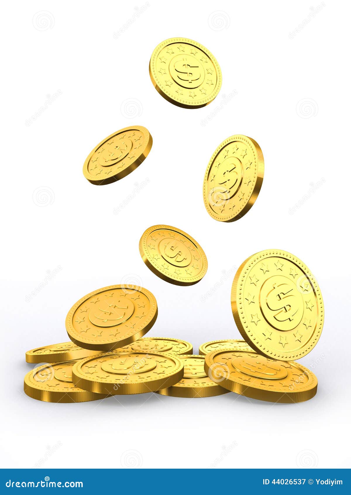 Falling Golden Confetti On Transparent Background Vector Illustration ...