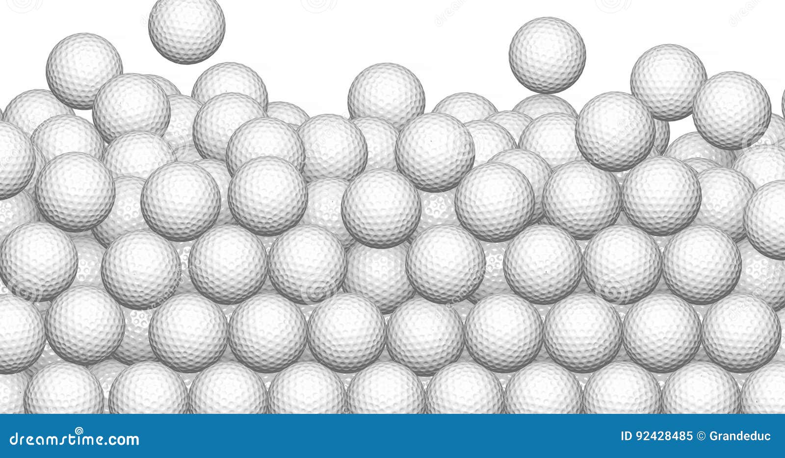 Falling golf balls stock video. Video of recreation, heap - 92428485