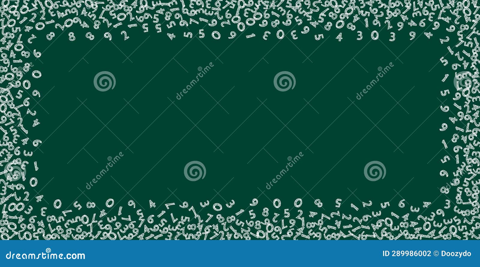 Falling Handdrawn Chalk Numbers. Math Stock Photo - Image of chalk ...