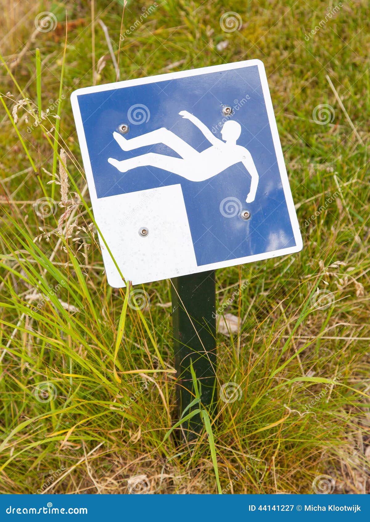 Falling hazard sign stock image. Image of hazardous, regulations - 44141227