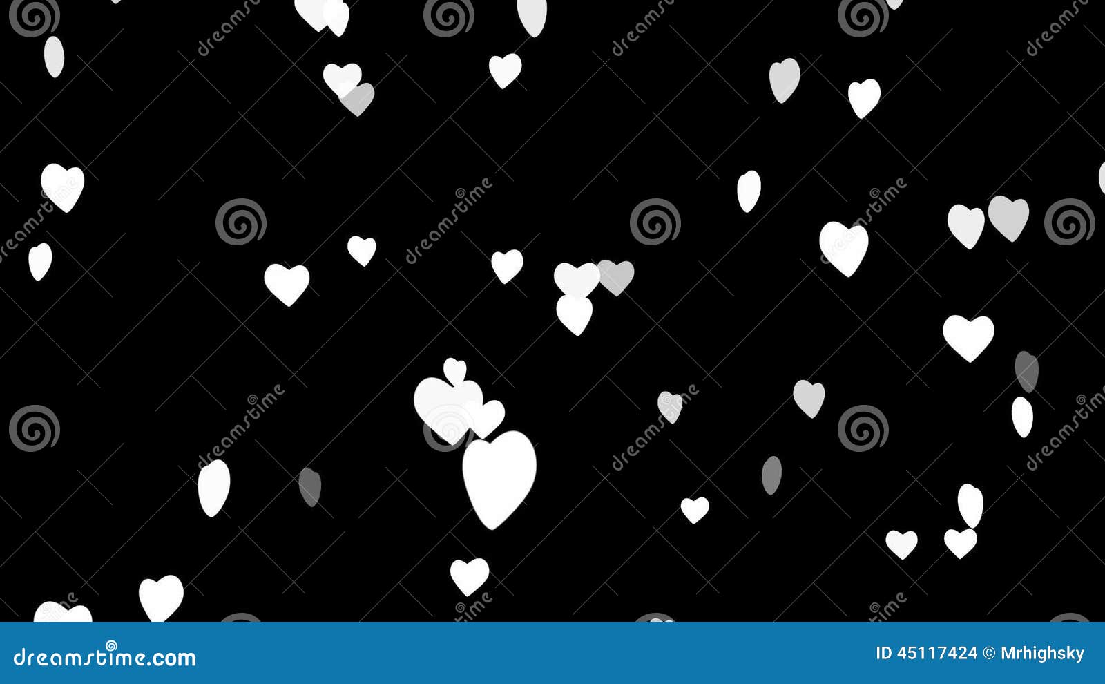 Falling Hearts stock footage. Video of hearts, love, glossy - 45117424