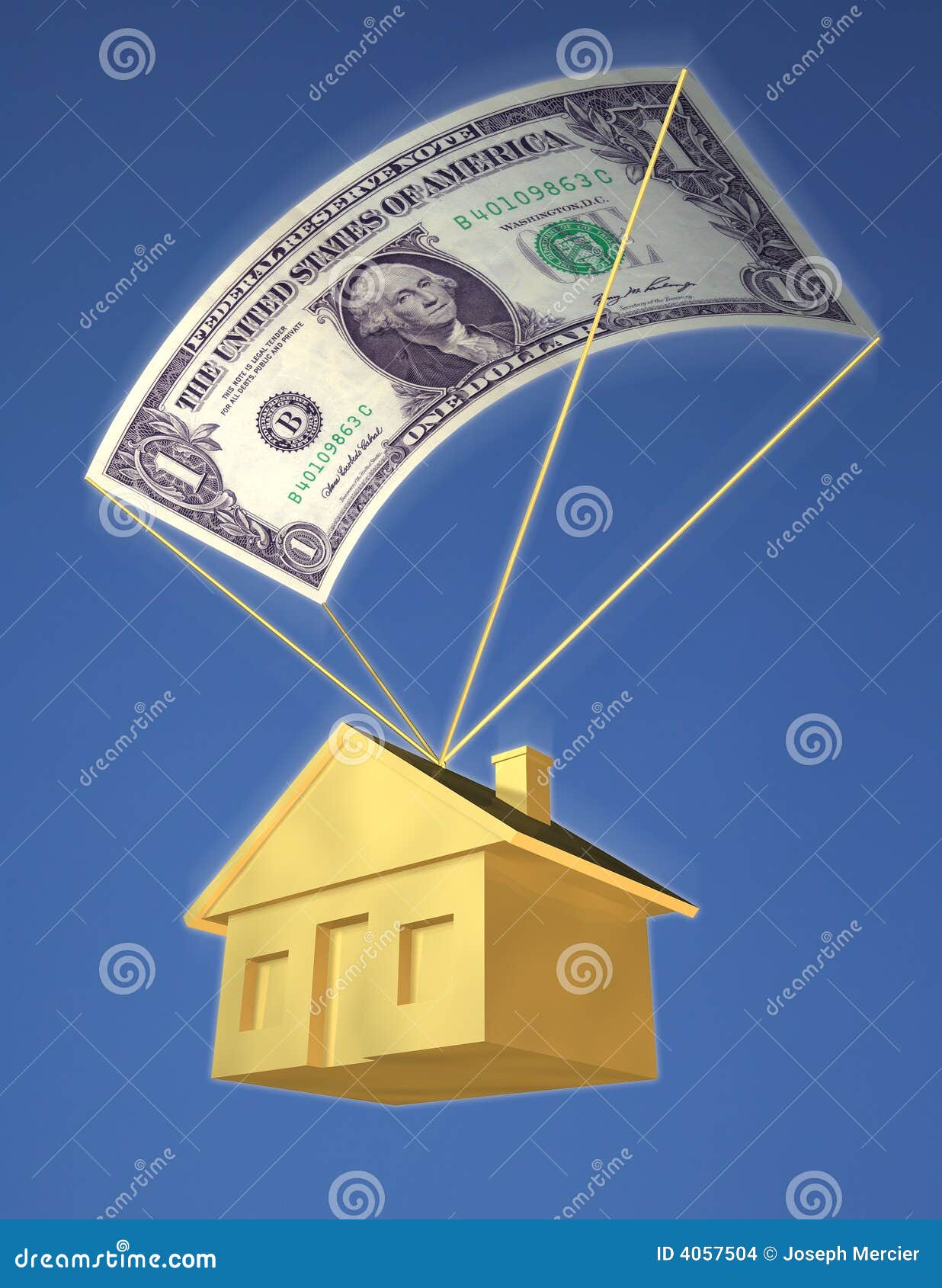 Falling Home Prices stock illustration. Illustration of downturn - 4057504