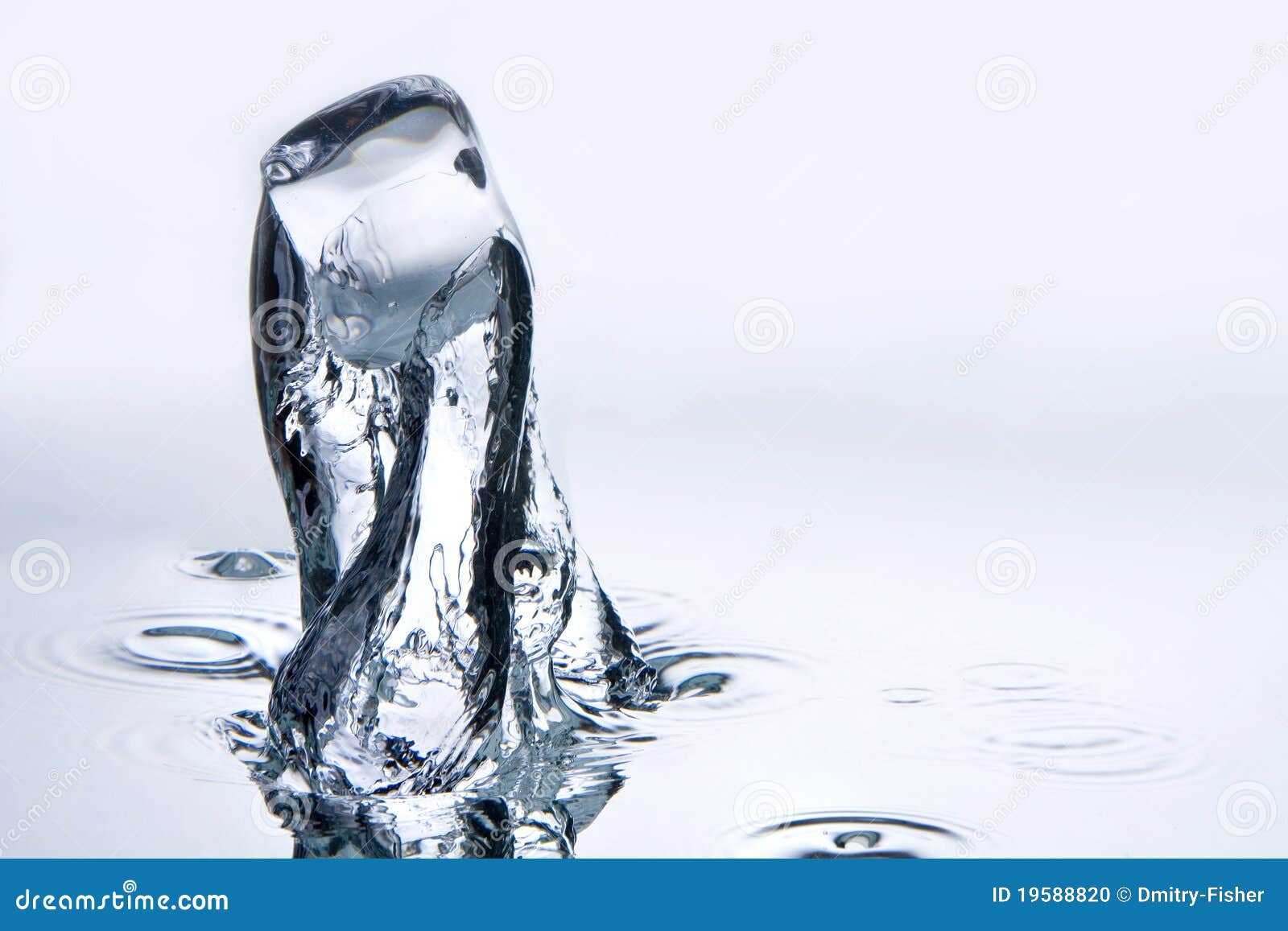 Falling Ice Cube Picture. Image: 19588820