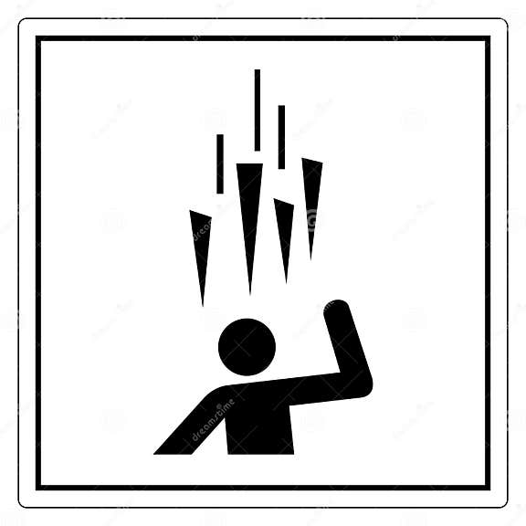 Falling Ice Symbol Sign, Vector Illustration, Isolate on White ...