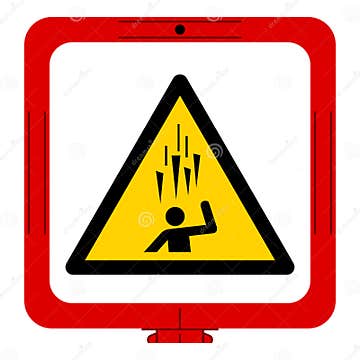 Falling Ice Symbol Sign, Vector Illustration, Isolate on White ...